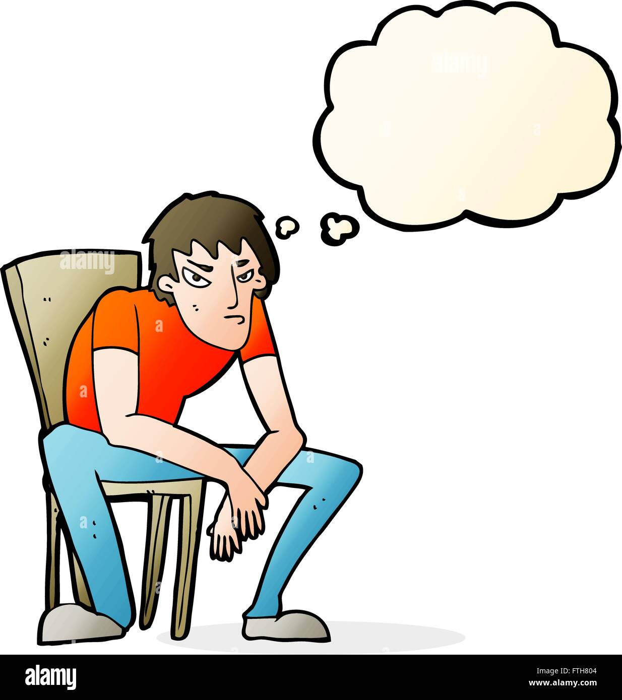 Cartoon dejected man Stock Vector Images - Alamy