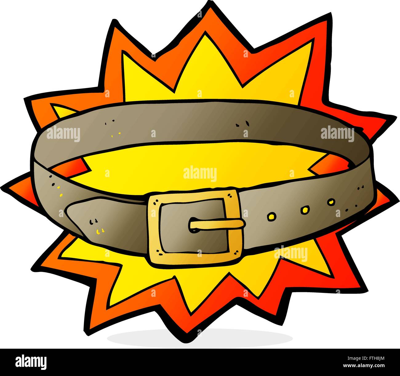 cartoon awesome new belt Stock Vector Image & Art - Alamy