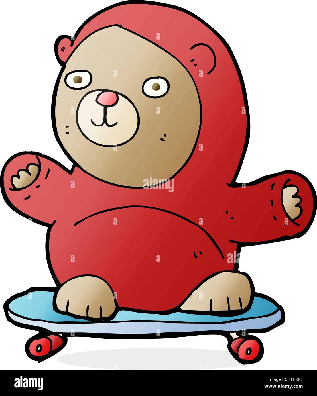 Cartoon bear on skateboard hi-res stock photography and images - Alamy