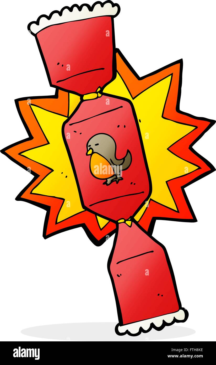 Exploding christmas cracker cartoon hi-res stock photography and images ...