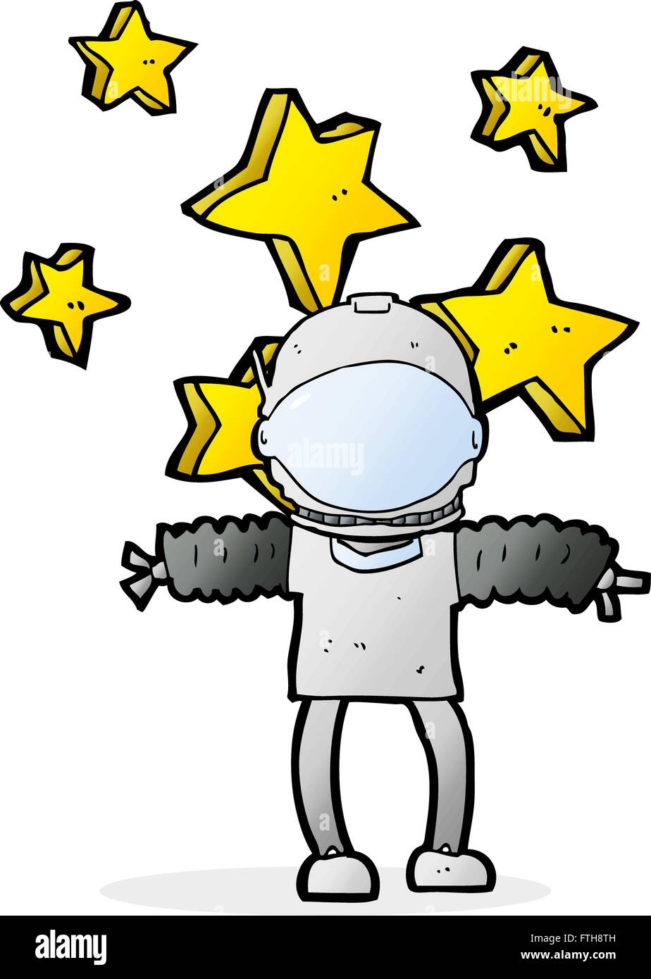 cartoon space man Stock Vector Image & Art - Alamy