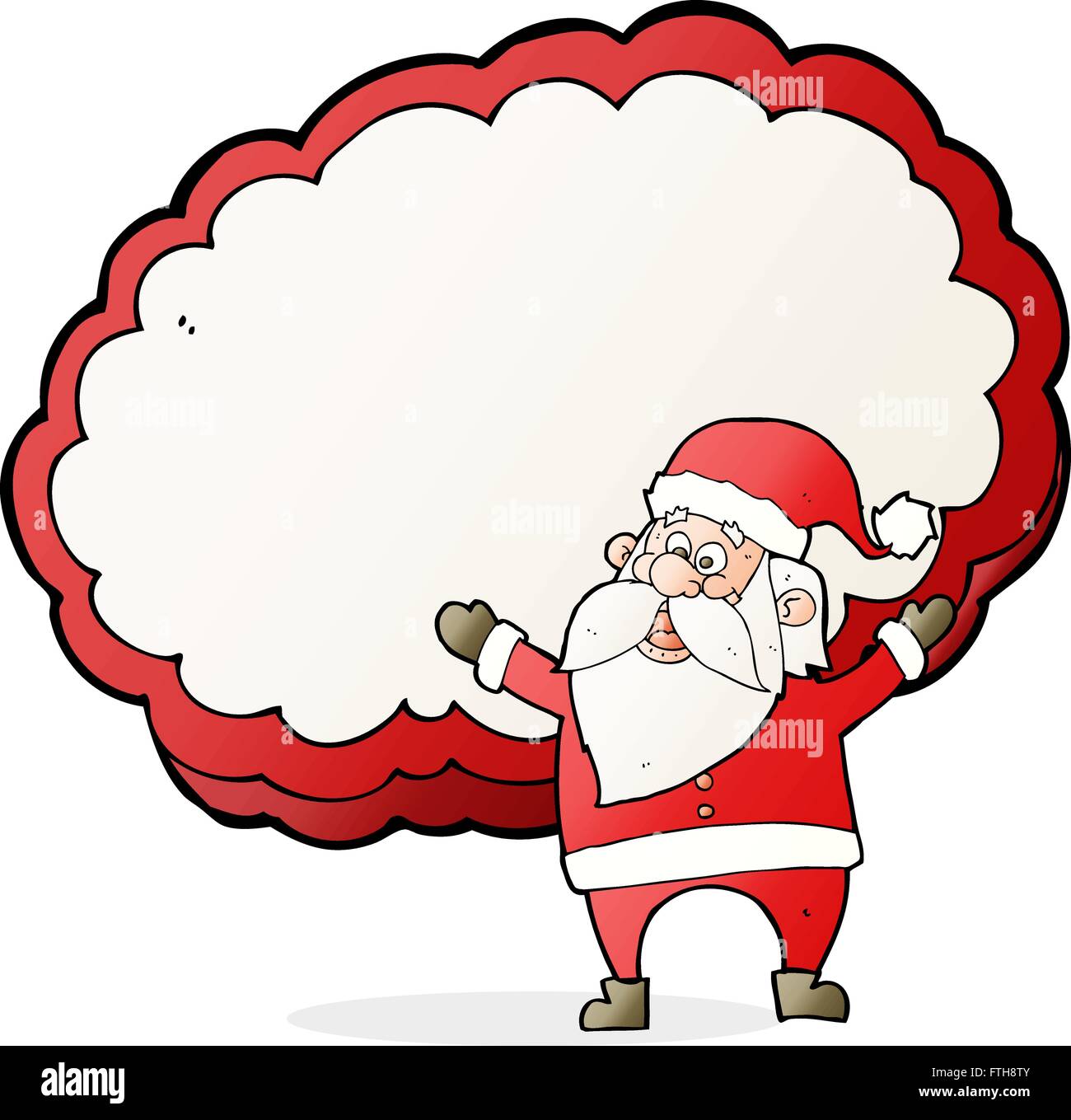 cartoon santa claus Stock Vector Image & Art - Alamy