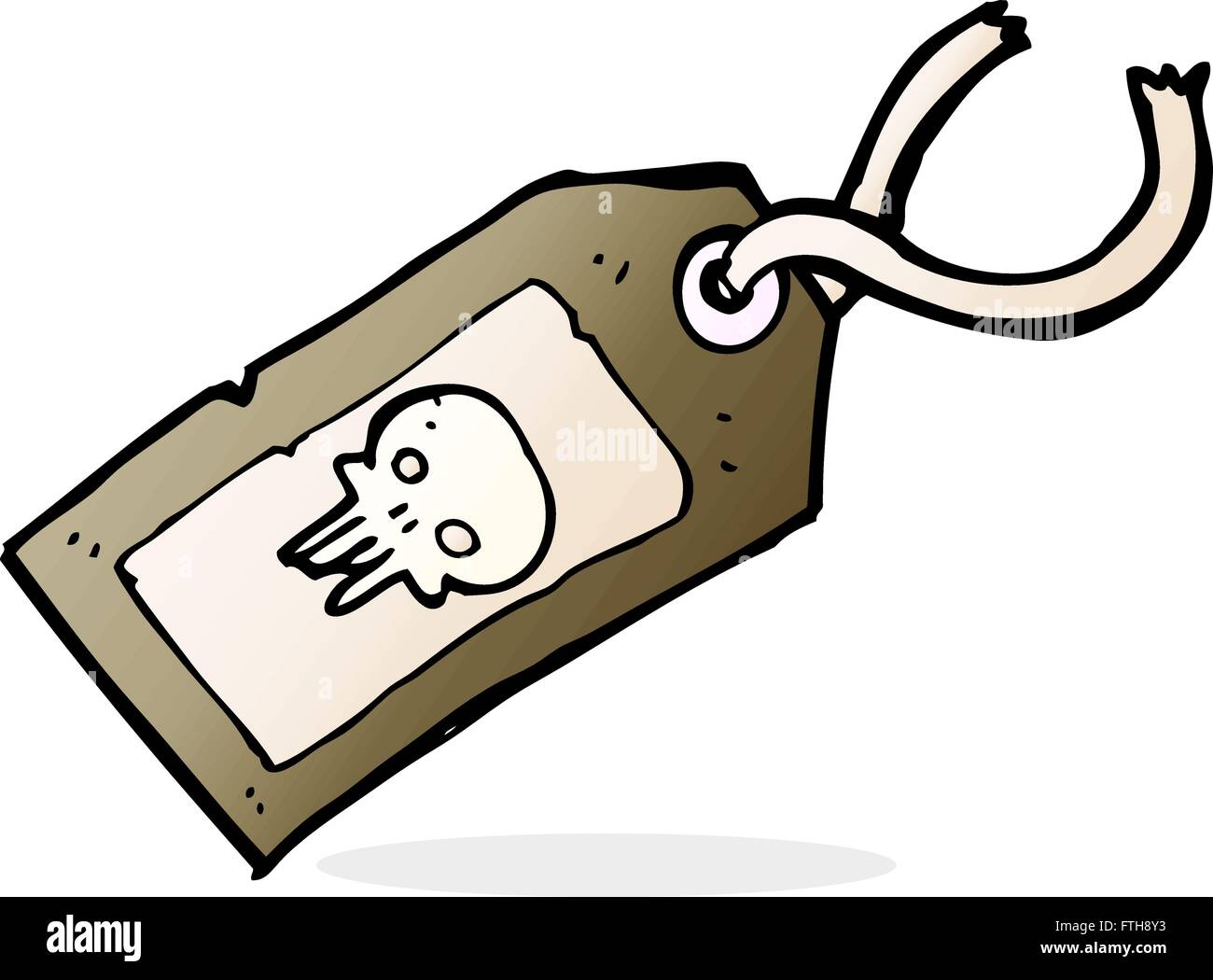 skull luggage tag Stock Vector Image & Art - Alamy