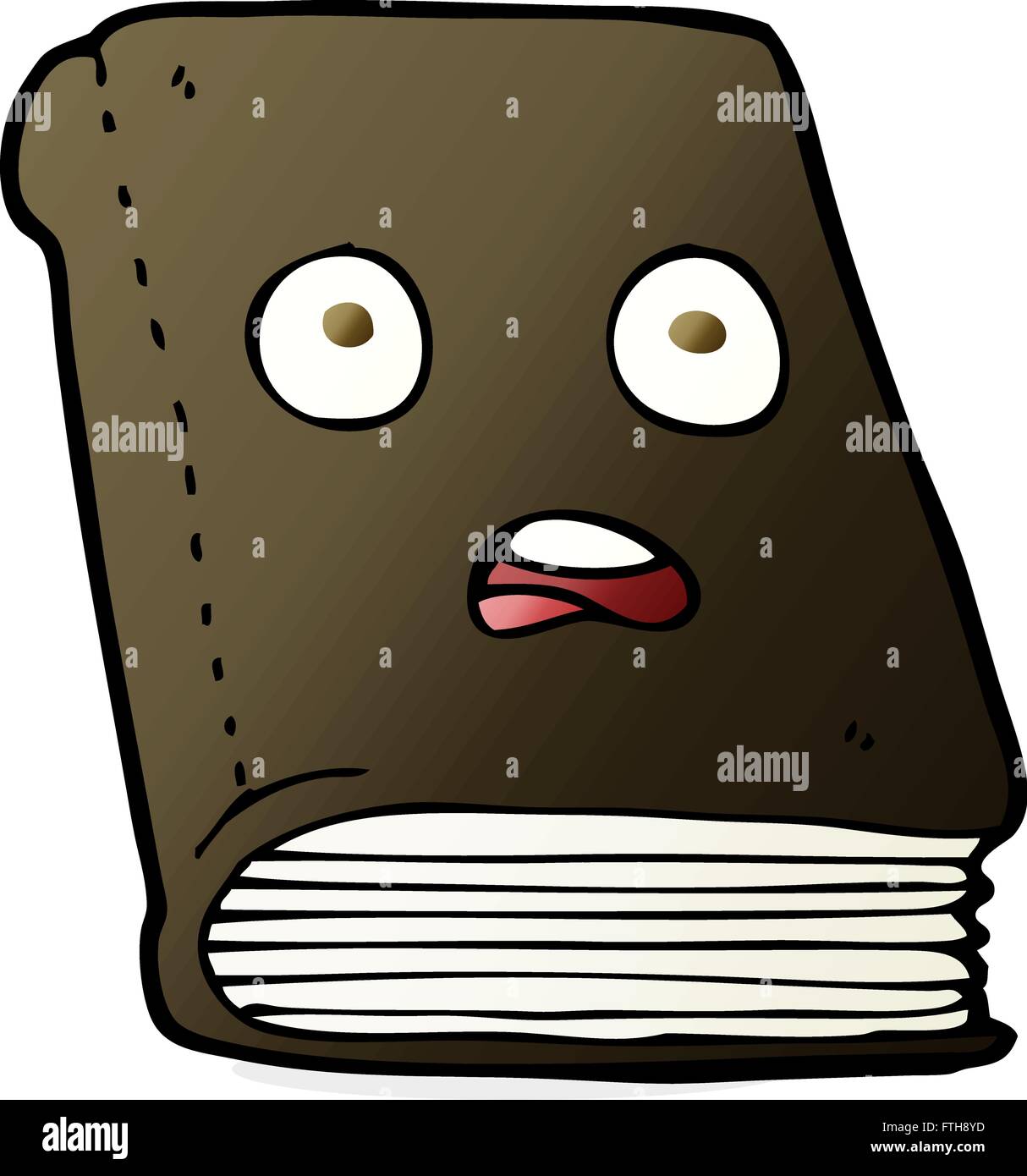 cartoon unhappy book Stock Vector Image & Art - Alamy