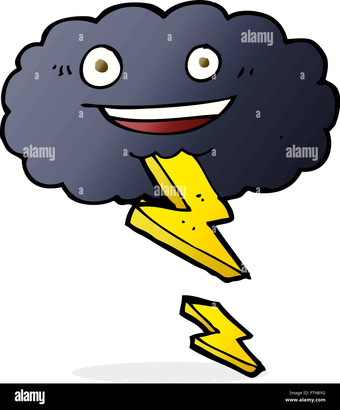cartoon storm cloud Stock Vector Image & Art - Alamy
