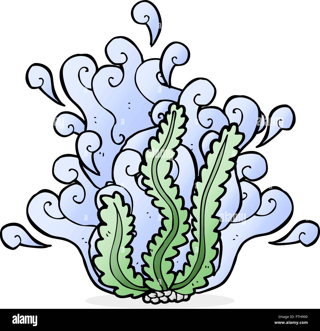 Freehand drawn cartoon seaweed Stock Vector Images - Alamy