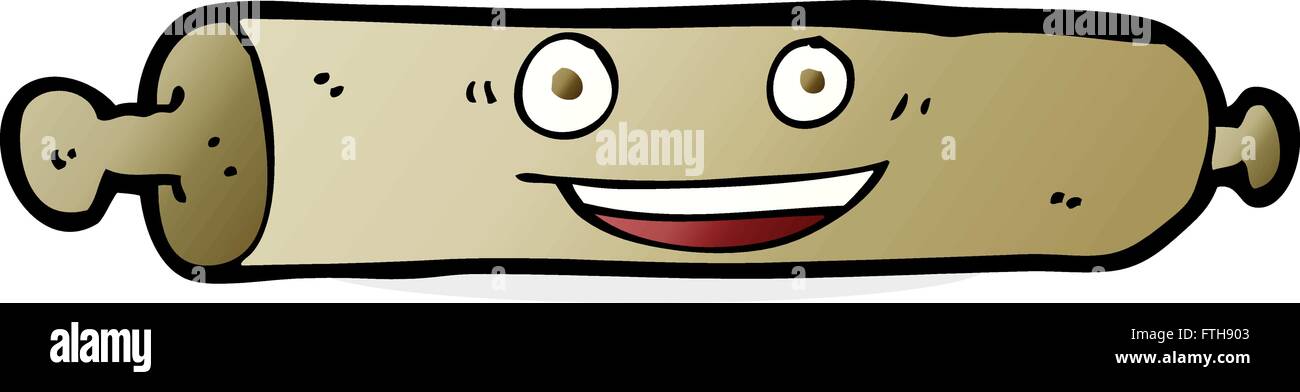 cartoon rolling pin Stock Vector Image & Art - Alamy