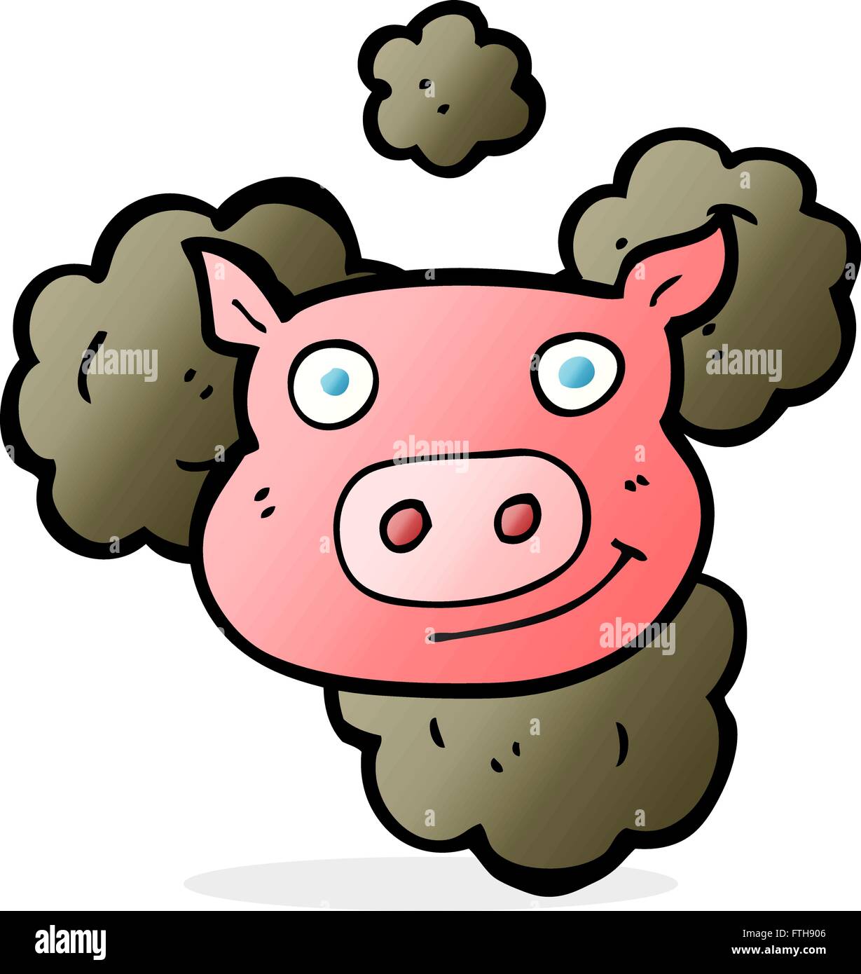 dirty pig cartoon Stock Vector Image & Art - Alamy