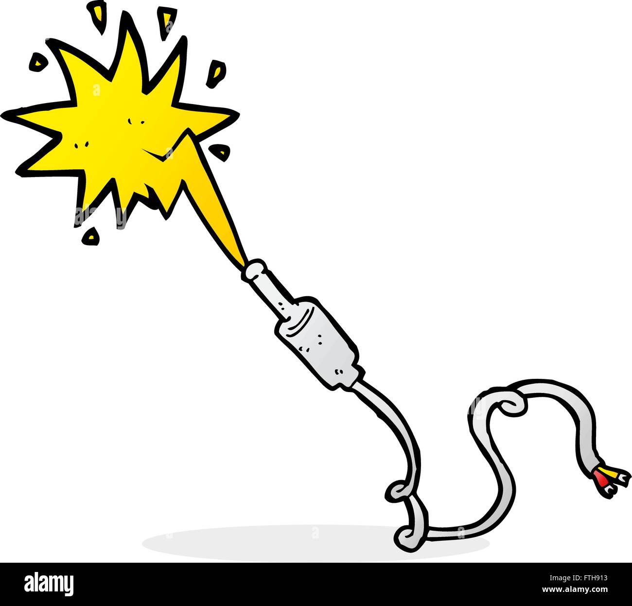 cartoon electrical plug jack Stock Vector Image & Art - Alamy