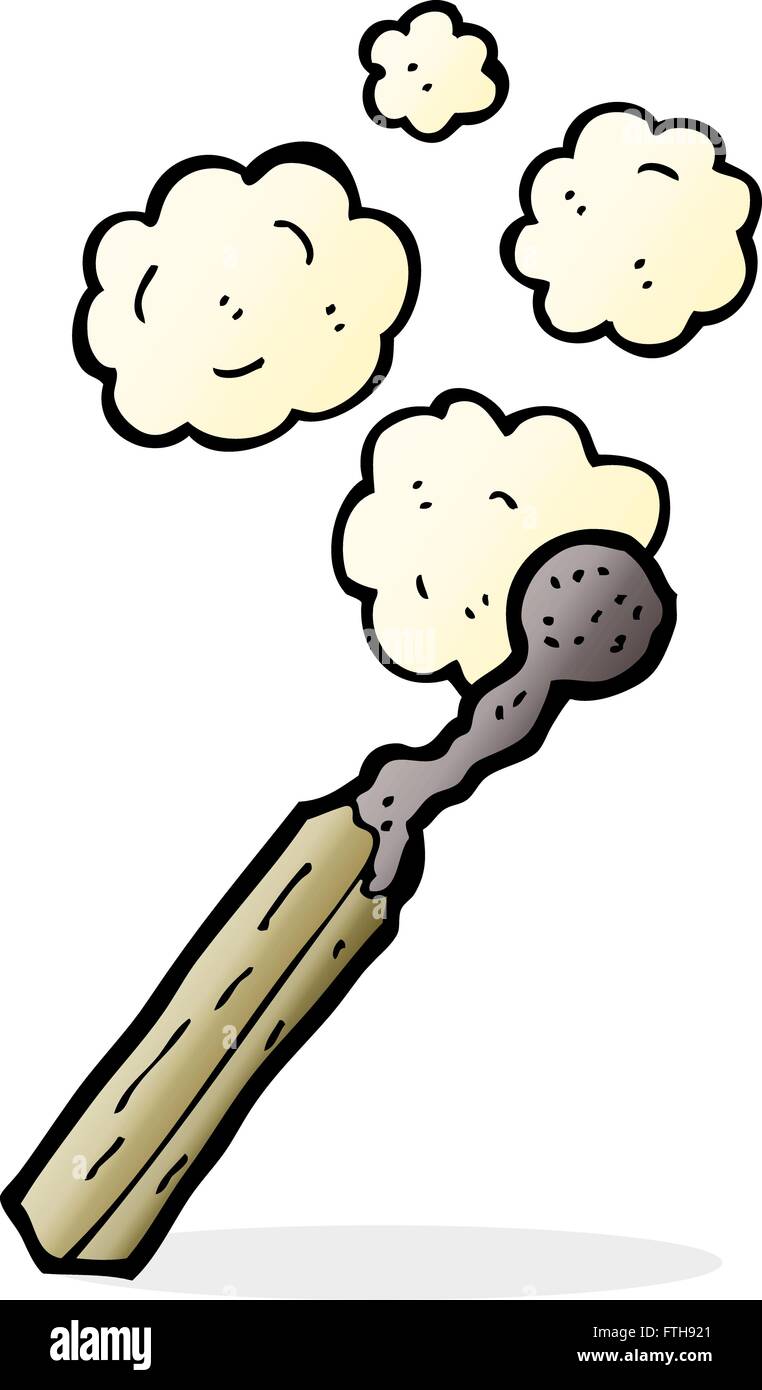 cartoon burnt match Stock Vector Image & Art - Alamy
