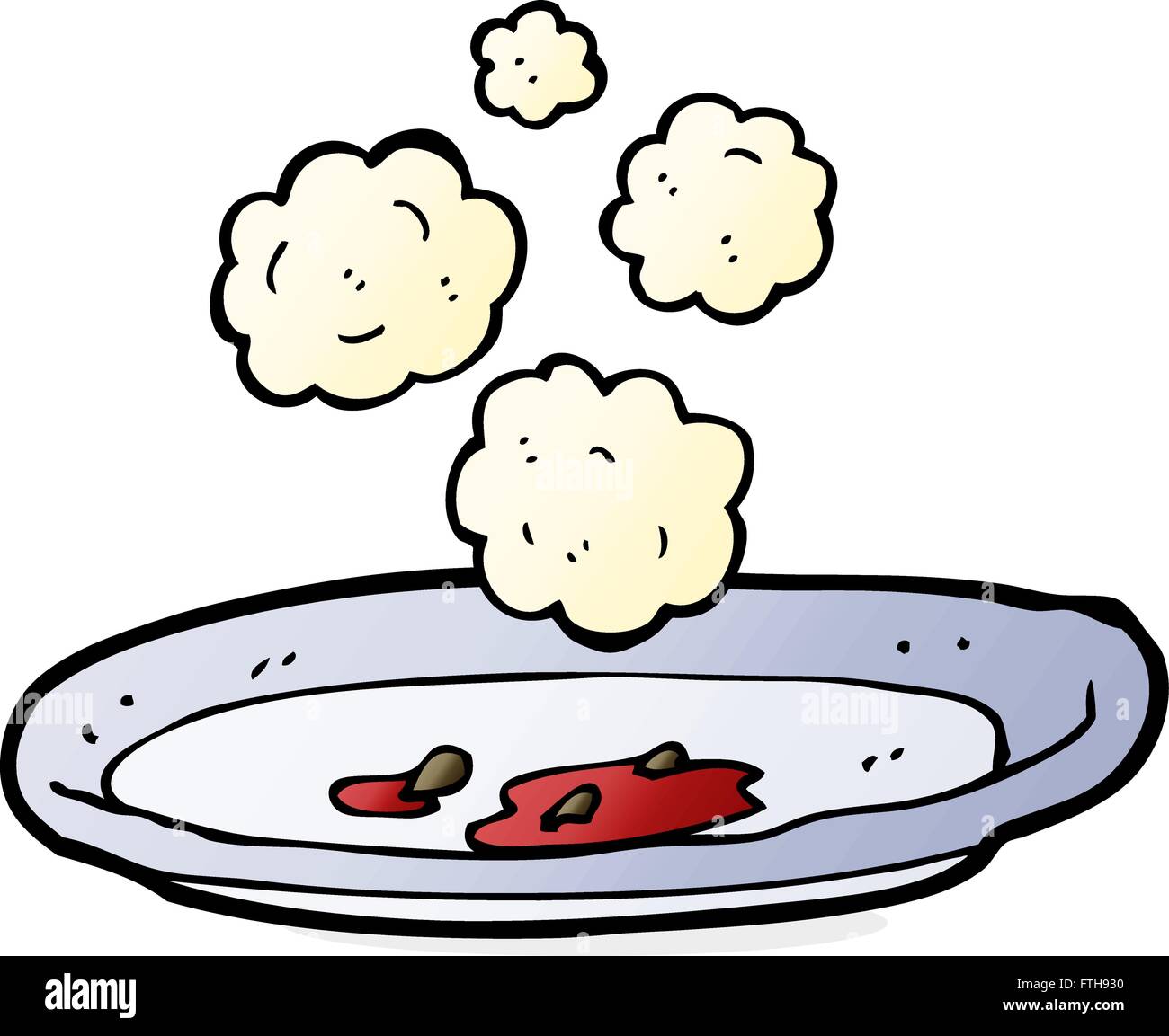 cartoon empty plate of food Stock Vector Image & Art - Alamy