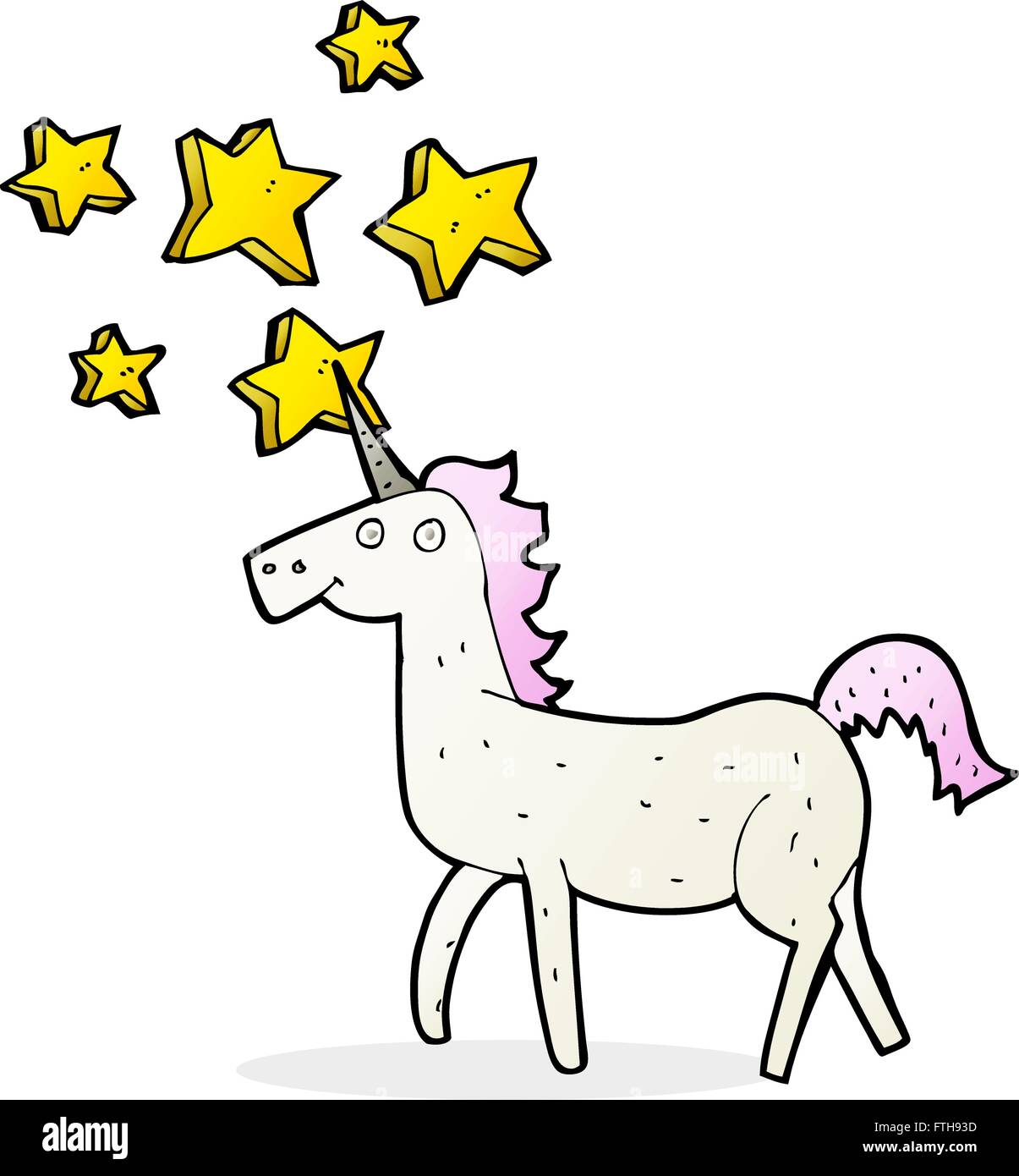 cartoon magical unicorn Stock Vector Image & Art - Alamy