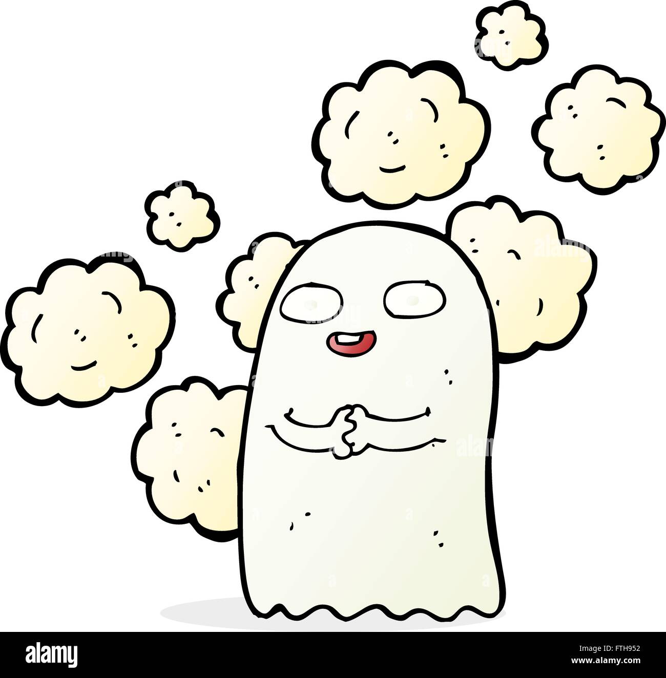 cartoon spooky ghost Stock Vector Image & Art - Alamy
