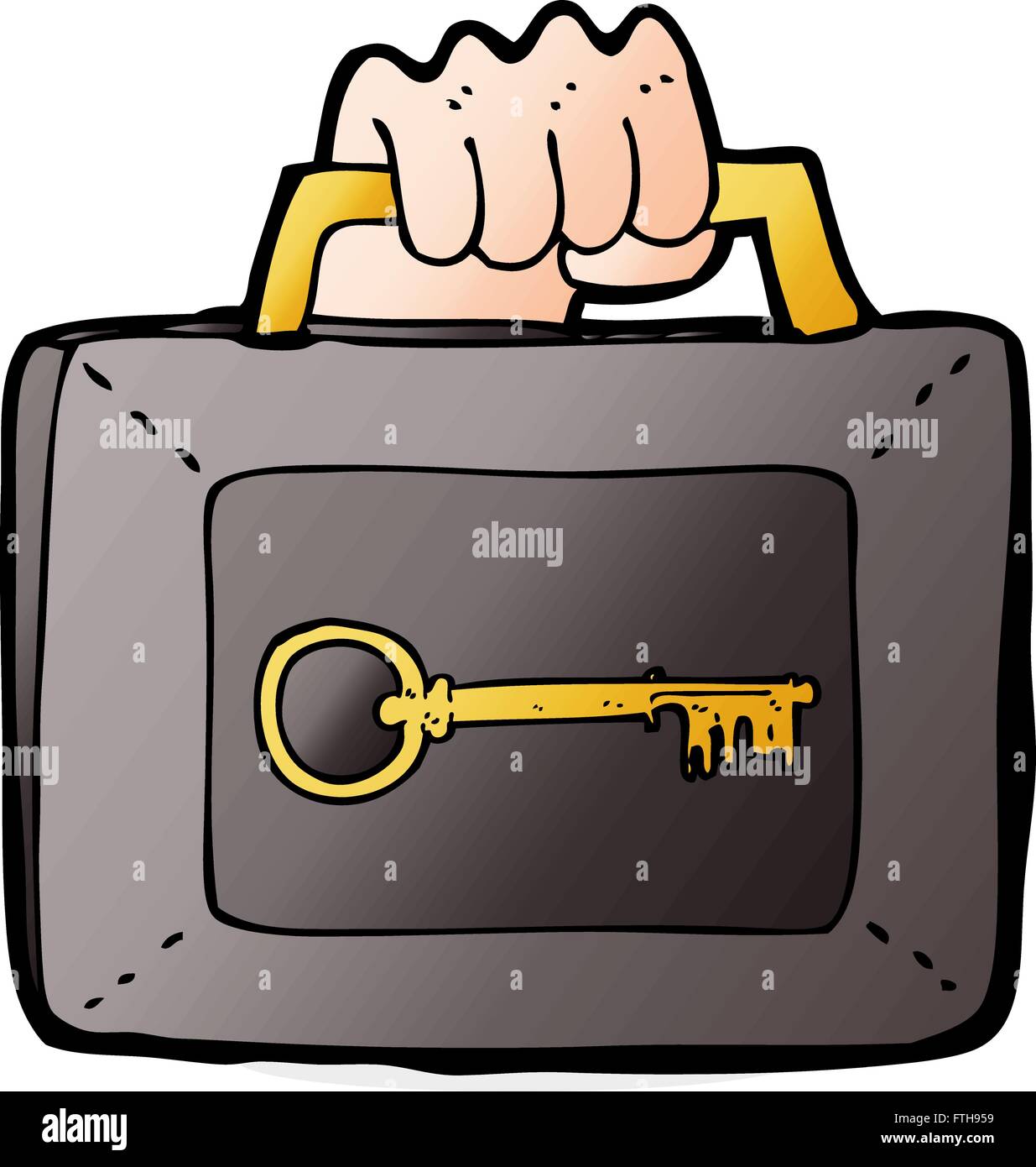 cartoon locked security case Stock Vector Image & Art - Alamy