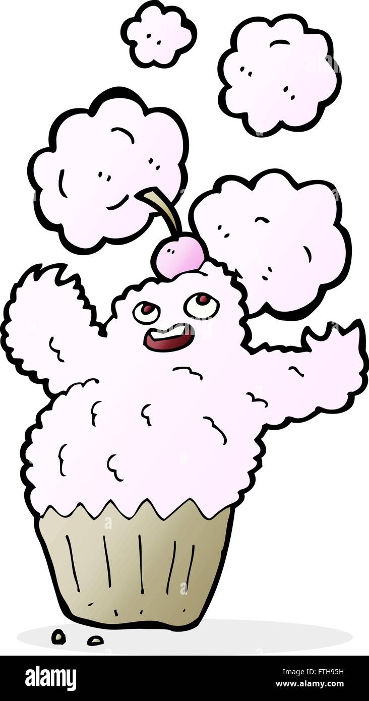 cartoon cupcake monster Stock Vector Image & Art - Alamy