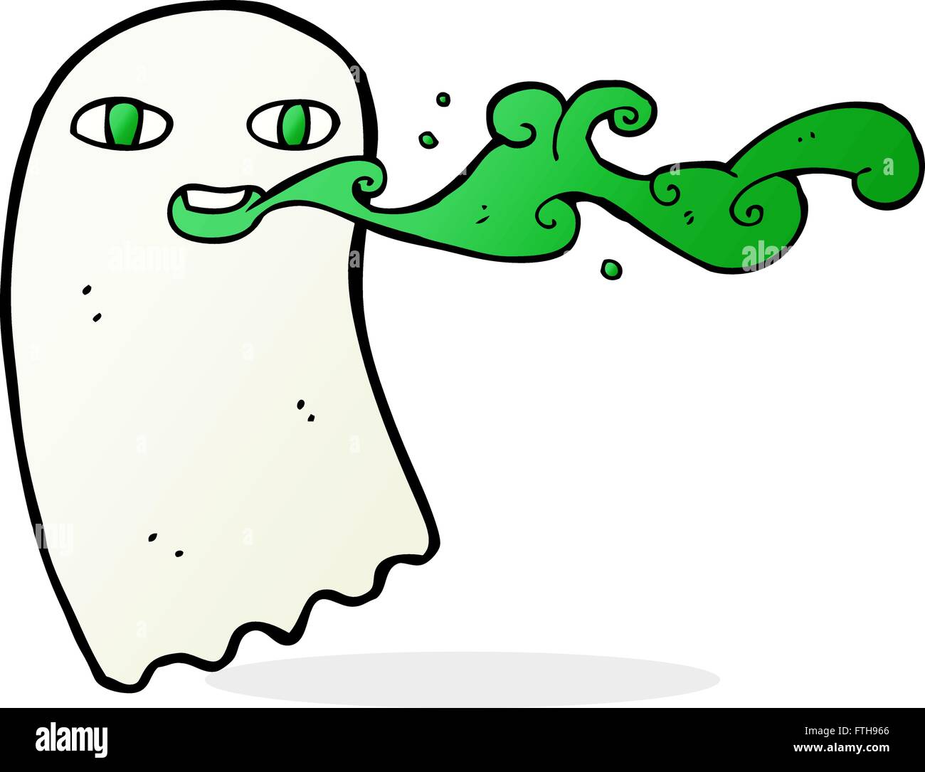 cartoon gross ghost Stock Vector Image & Art - Alamy