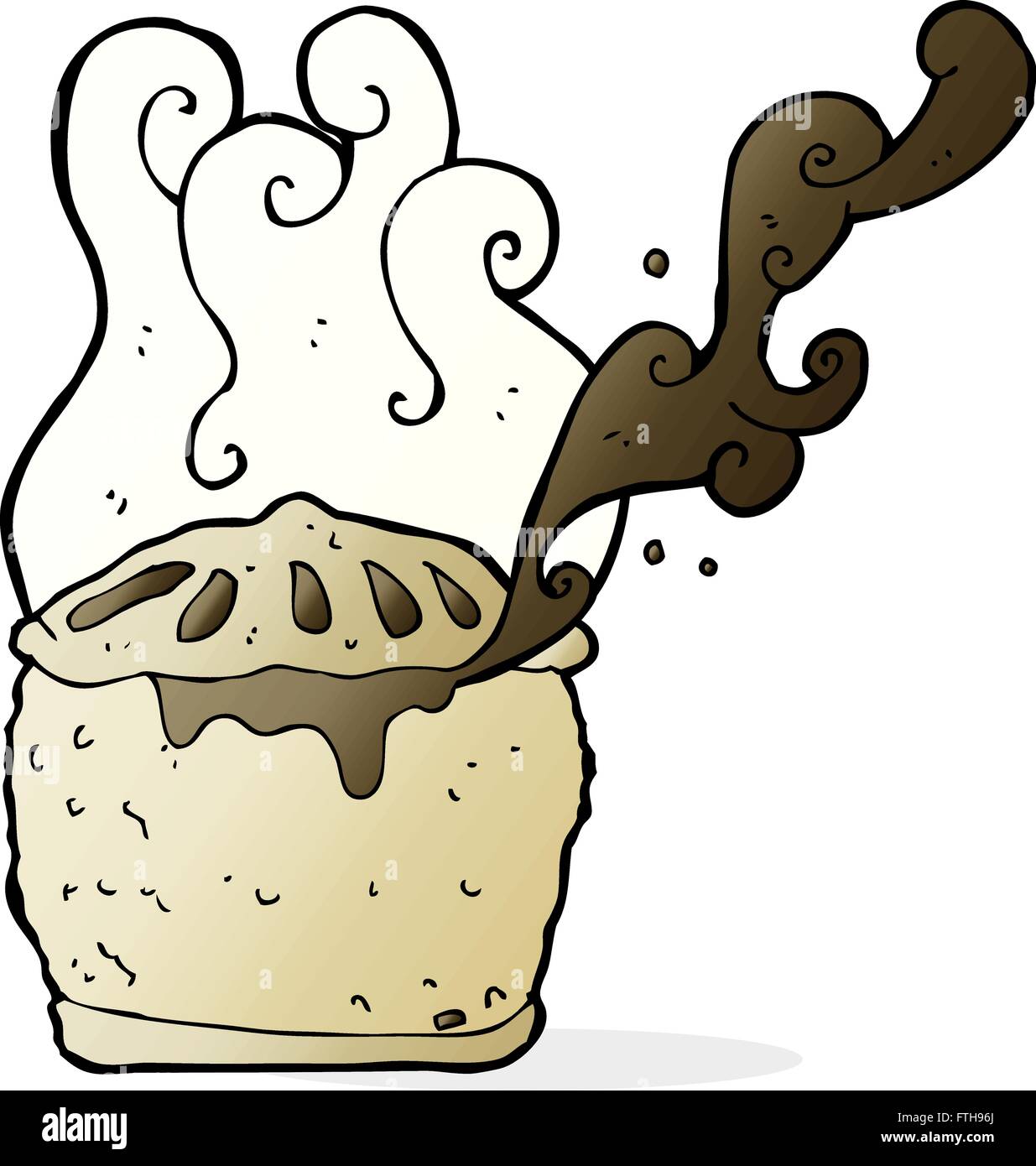 cartoon meat pie Stock Vector Image & Art - Alamy