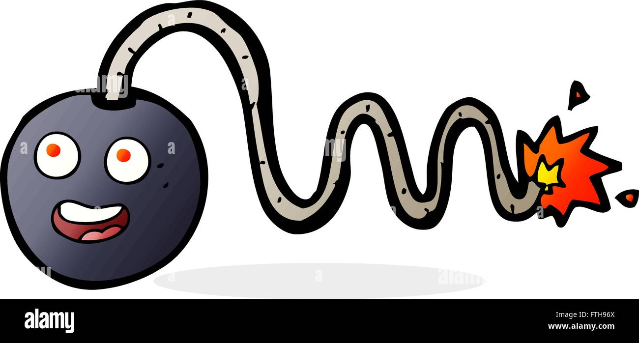 cartoon bomb with face Stock Vector Image & Art - Alamy