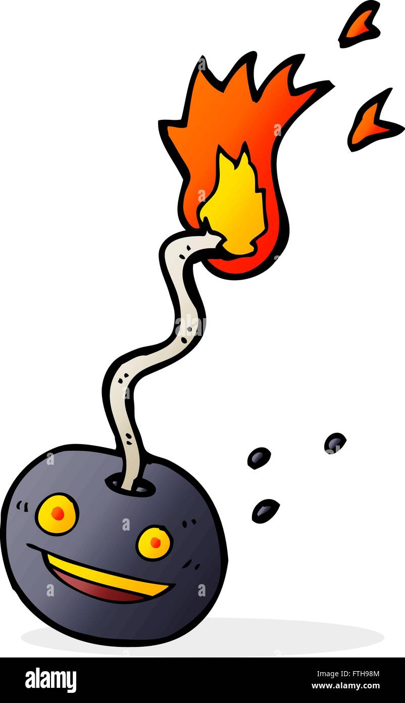 cartoon bomb with face Stock Vector Image & Art - Alamy