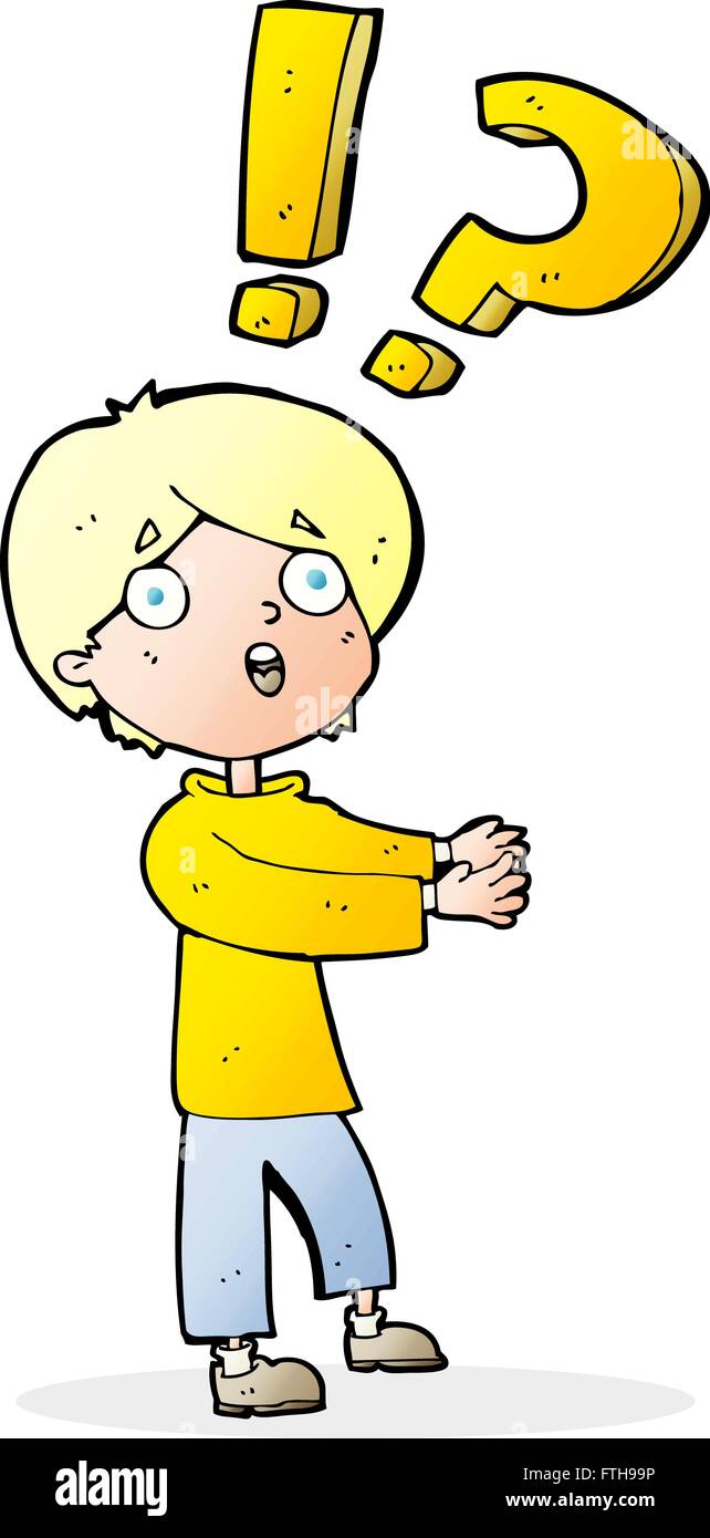 cartoon confused man Stock Vector Image & Art - Alamy