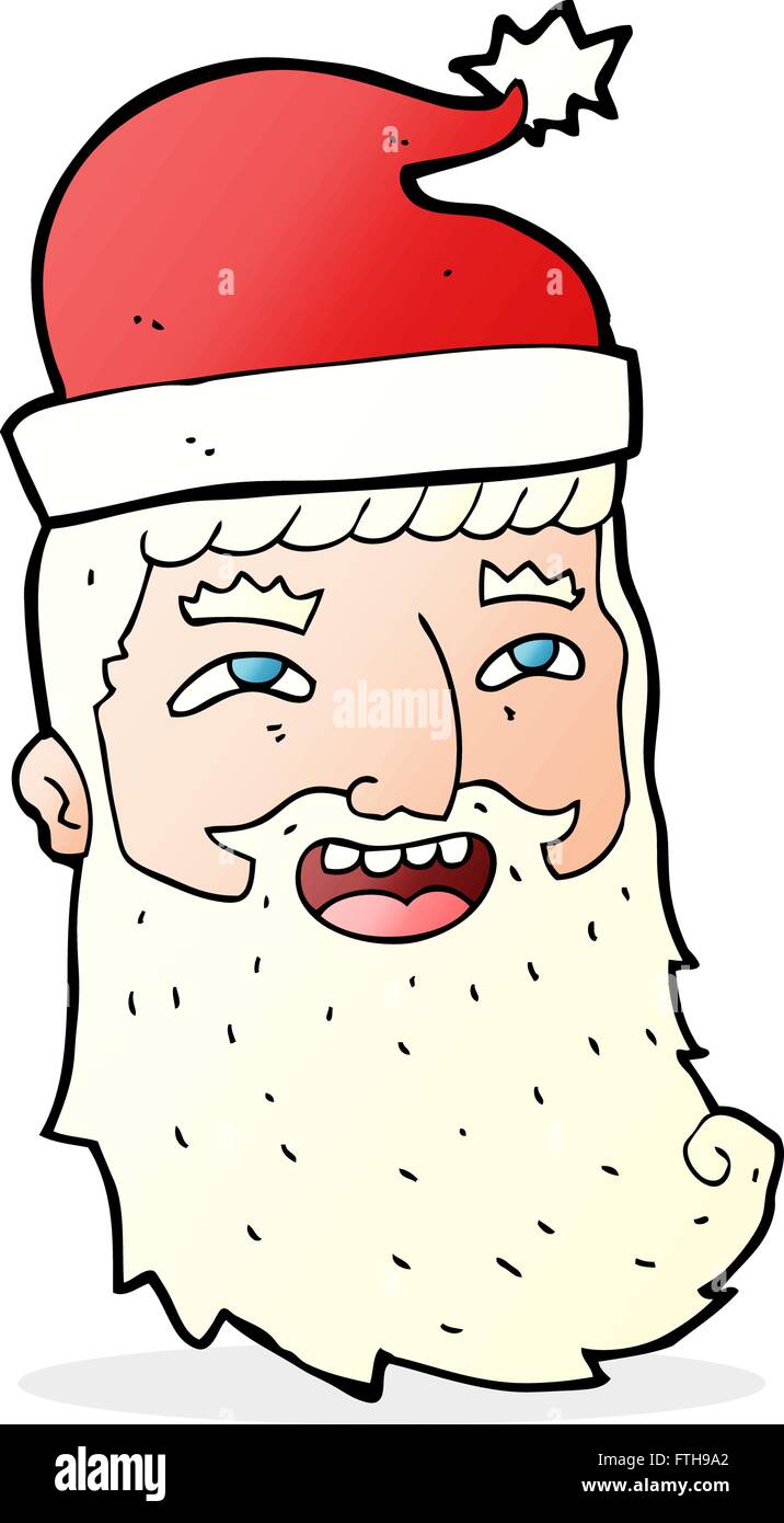 cartoon laughing santa Stock Vector Image & Art - Alamy