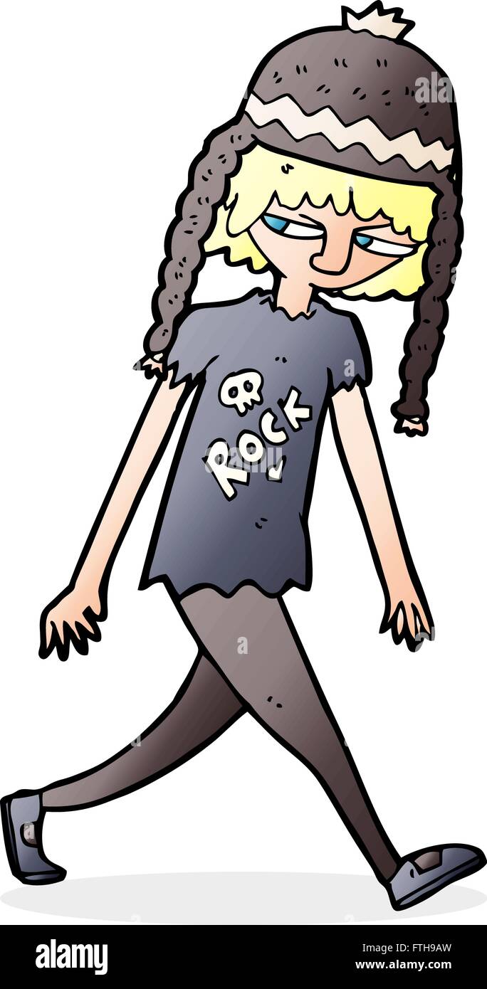 Teenager sulking illustration hi-res stock photography and images - Alamy