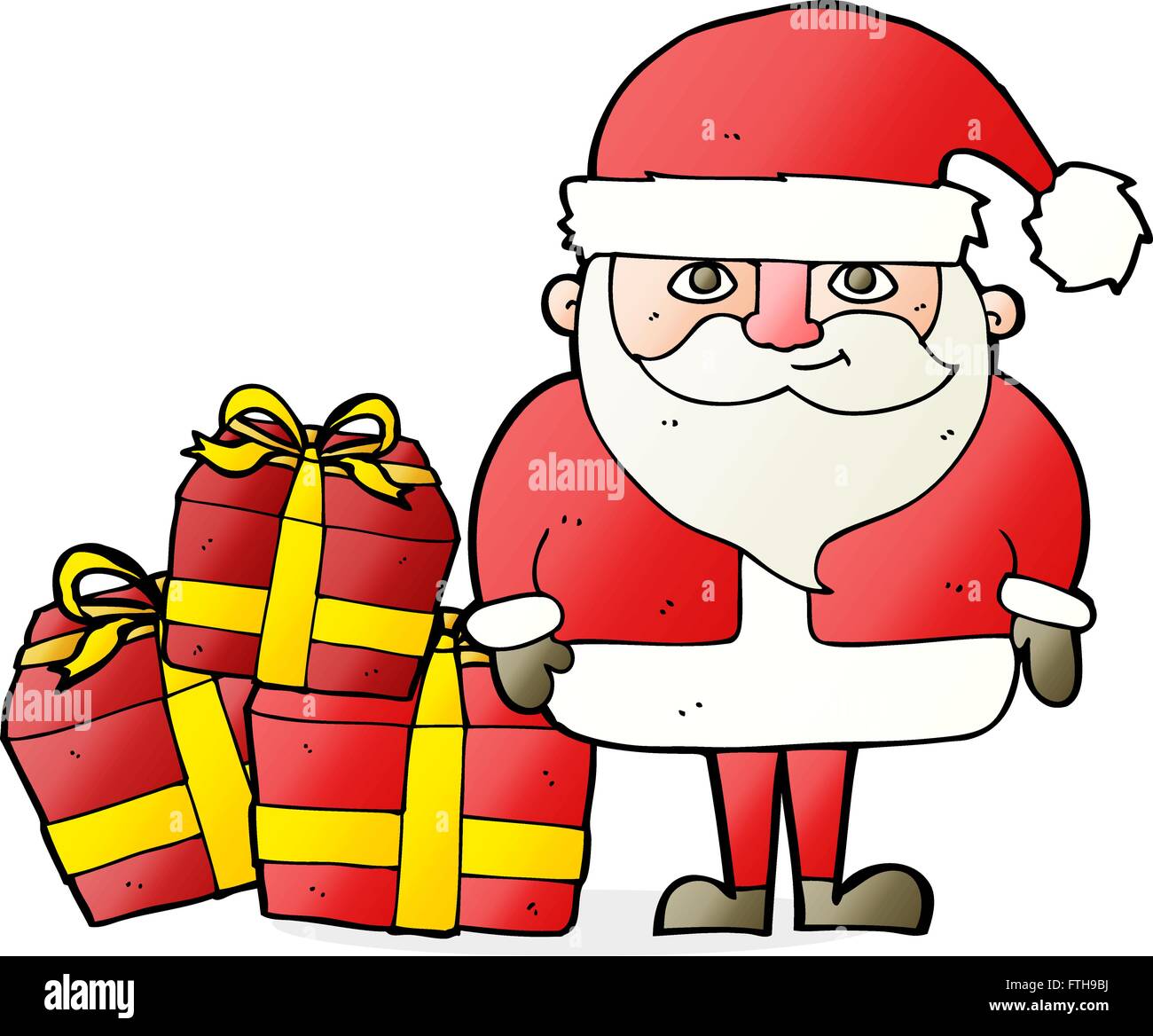 cartoon santa claus Stock Vector Image & Art - Alamy