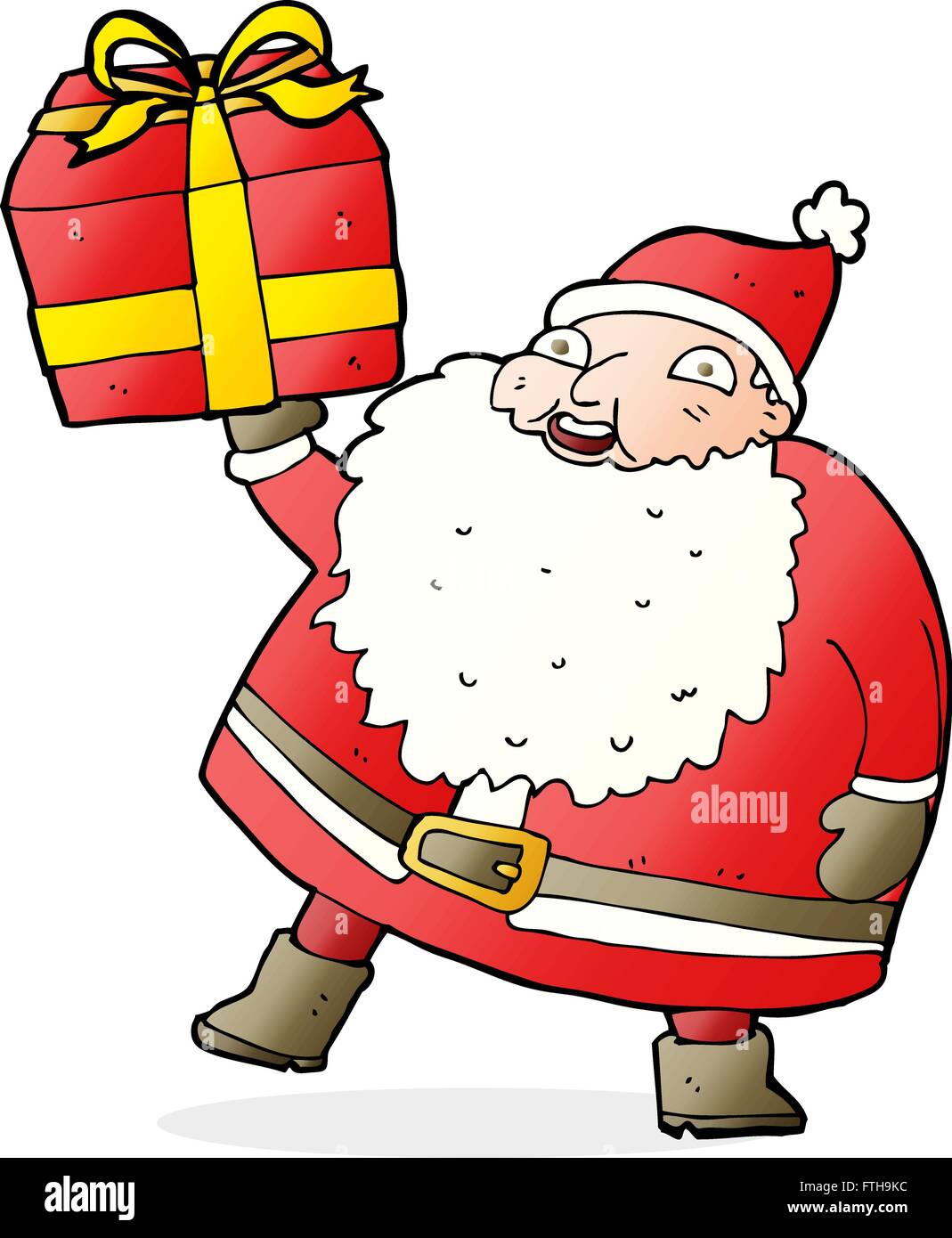 cartoon santa claus Stock Vector Image & Art - Alamy