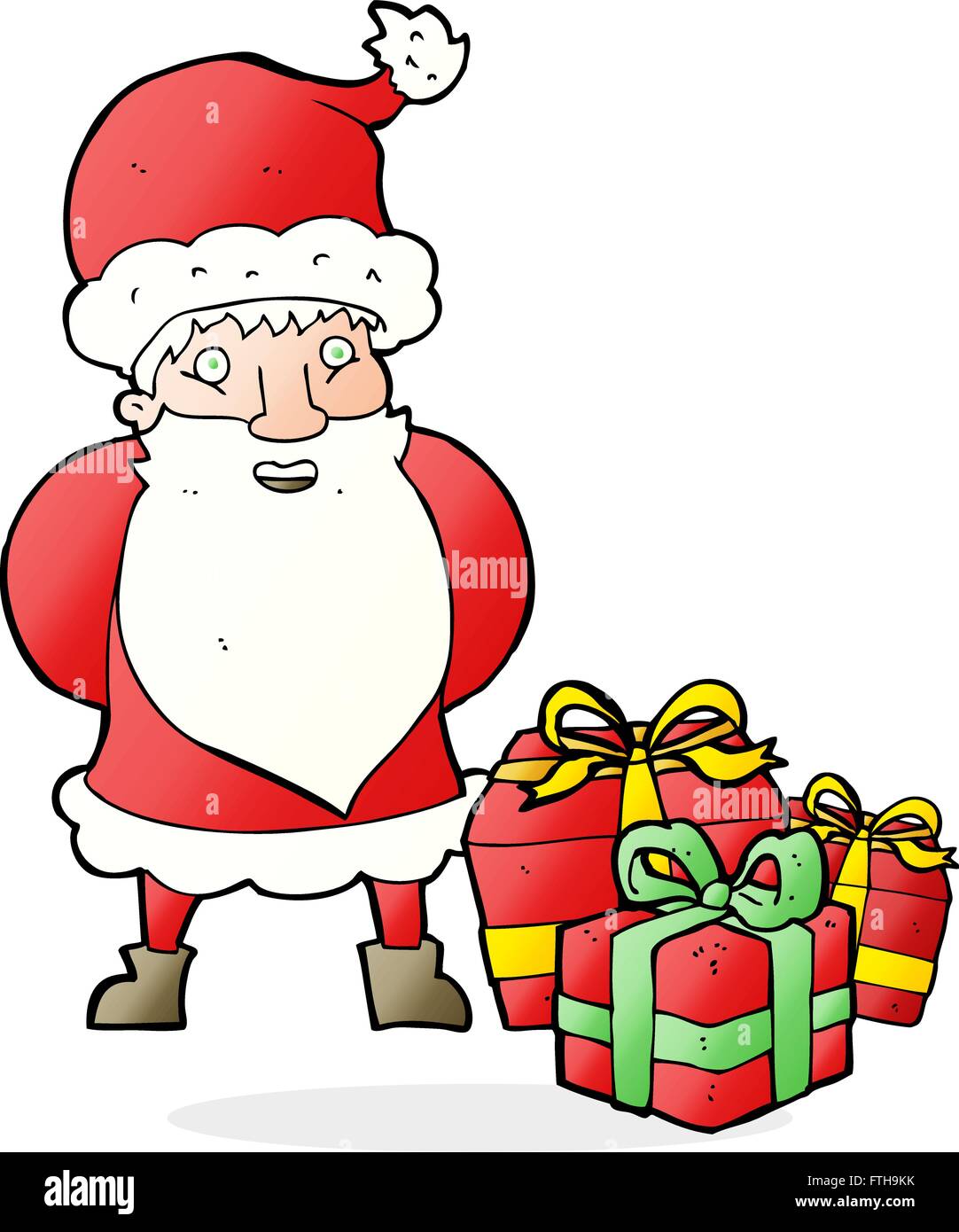 cartoon santa claus Stock Vector Image & Art - Alamy