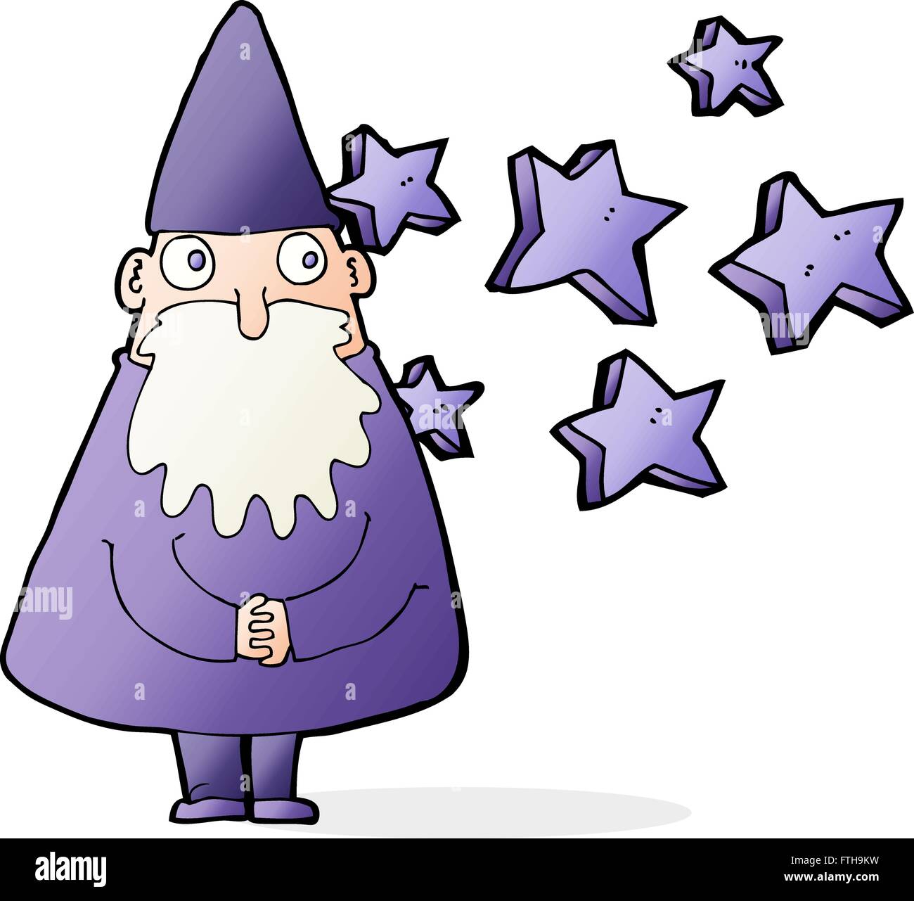 cartoon magical wizard Stock Vector Image & Art - Alamy