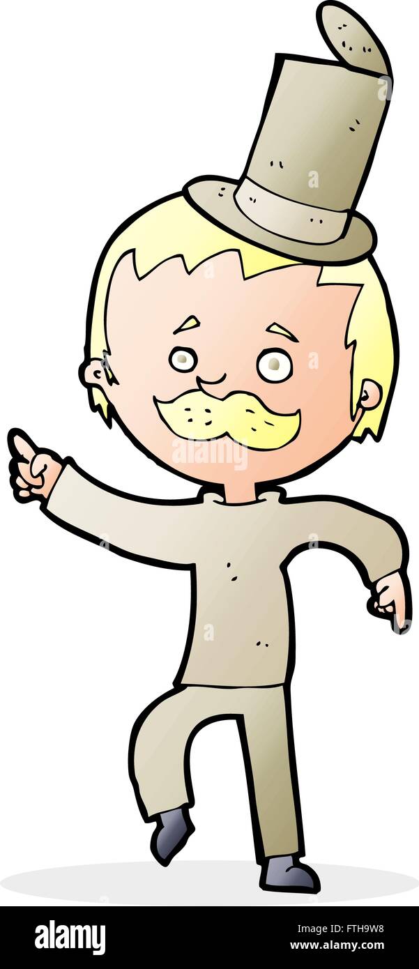 cartoon man in broken old hat Stock Vector Image & Art - Alamy