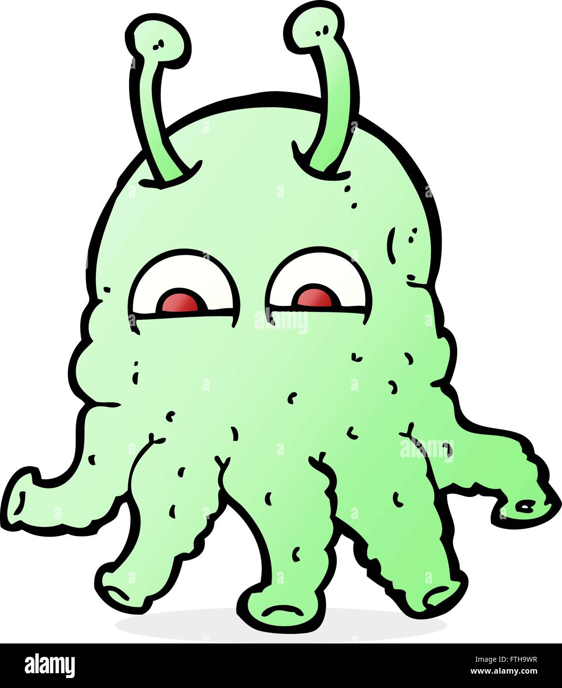 cartoon space alien Stock Vector Image & Art - Alamy