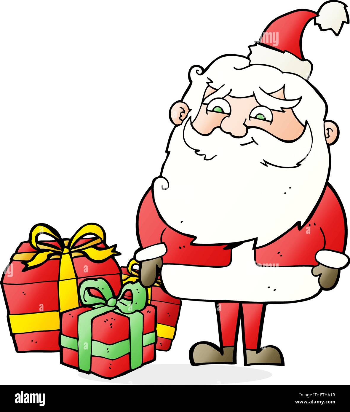 cartoon santa claus Stock Vector Image & Art - Alamy