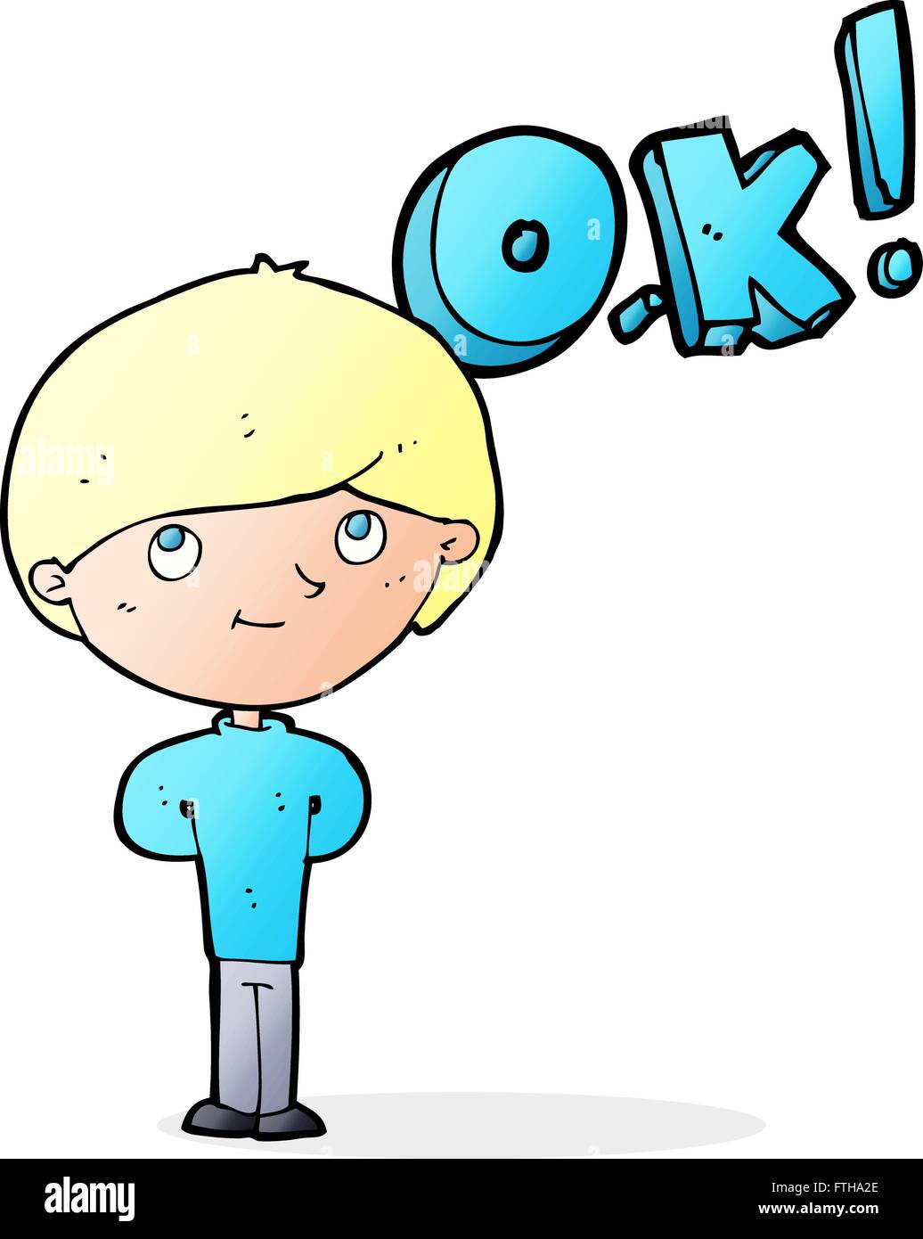 cartoon man thinking OK Stock Vector Image & Art - Alamy