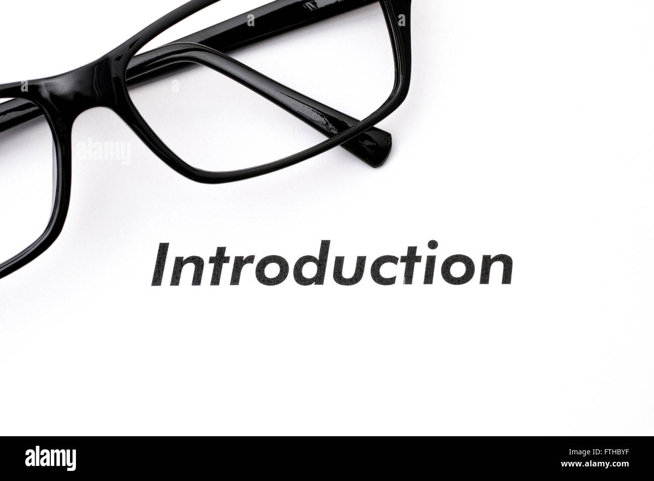 Word introduction" hi-res stock photography and images - Alamy