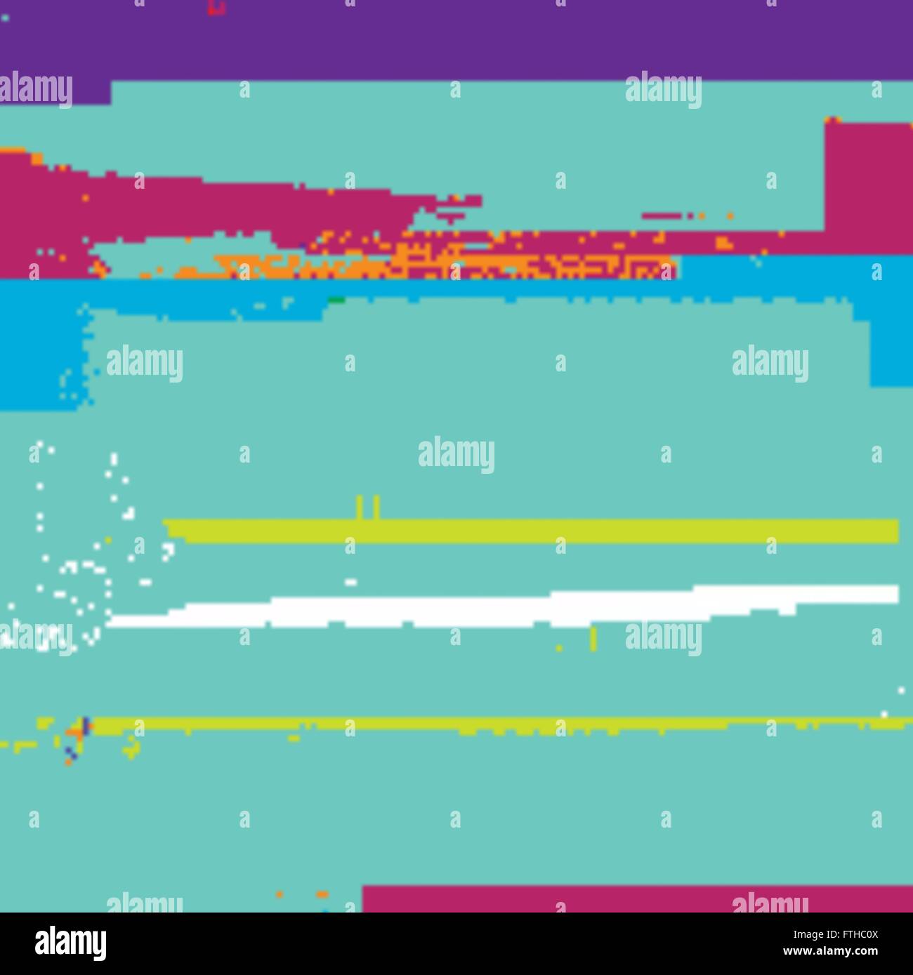 vector various vibrant colors modern abstract digital stripes glitch ...