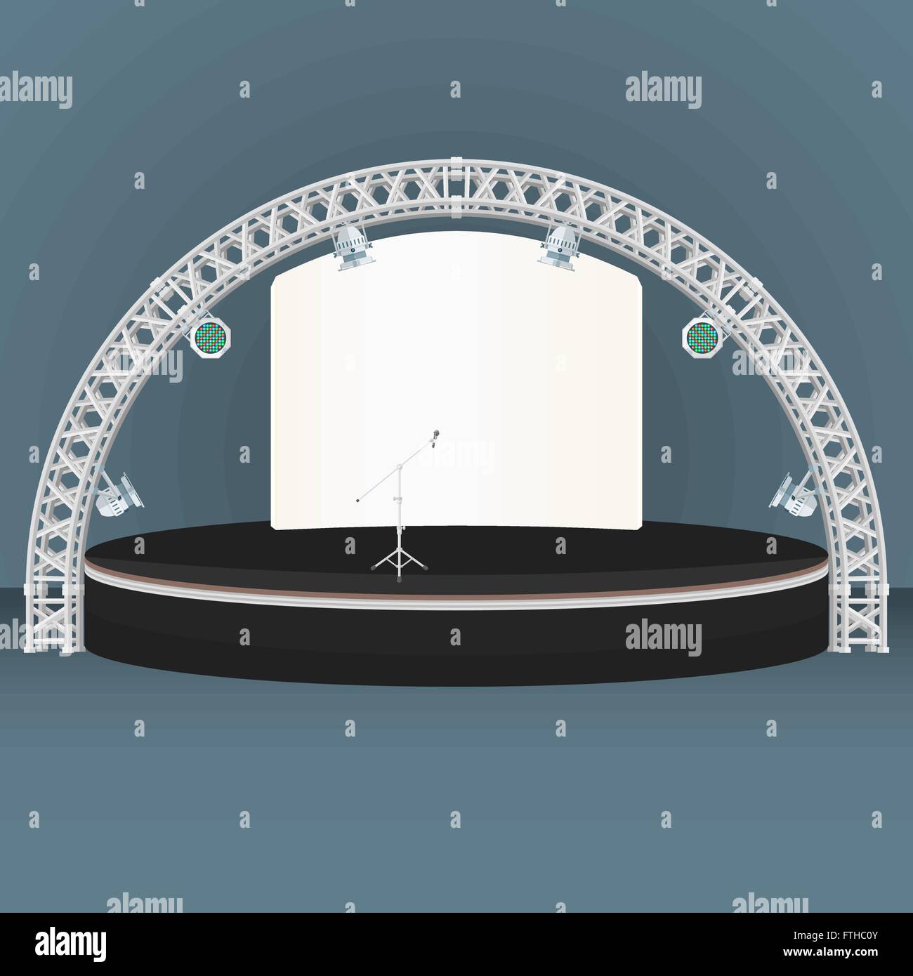 Stage metallic structure hi-res stock photography and images - Alamy
