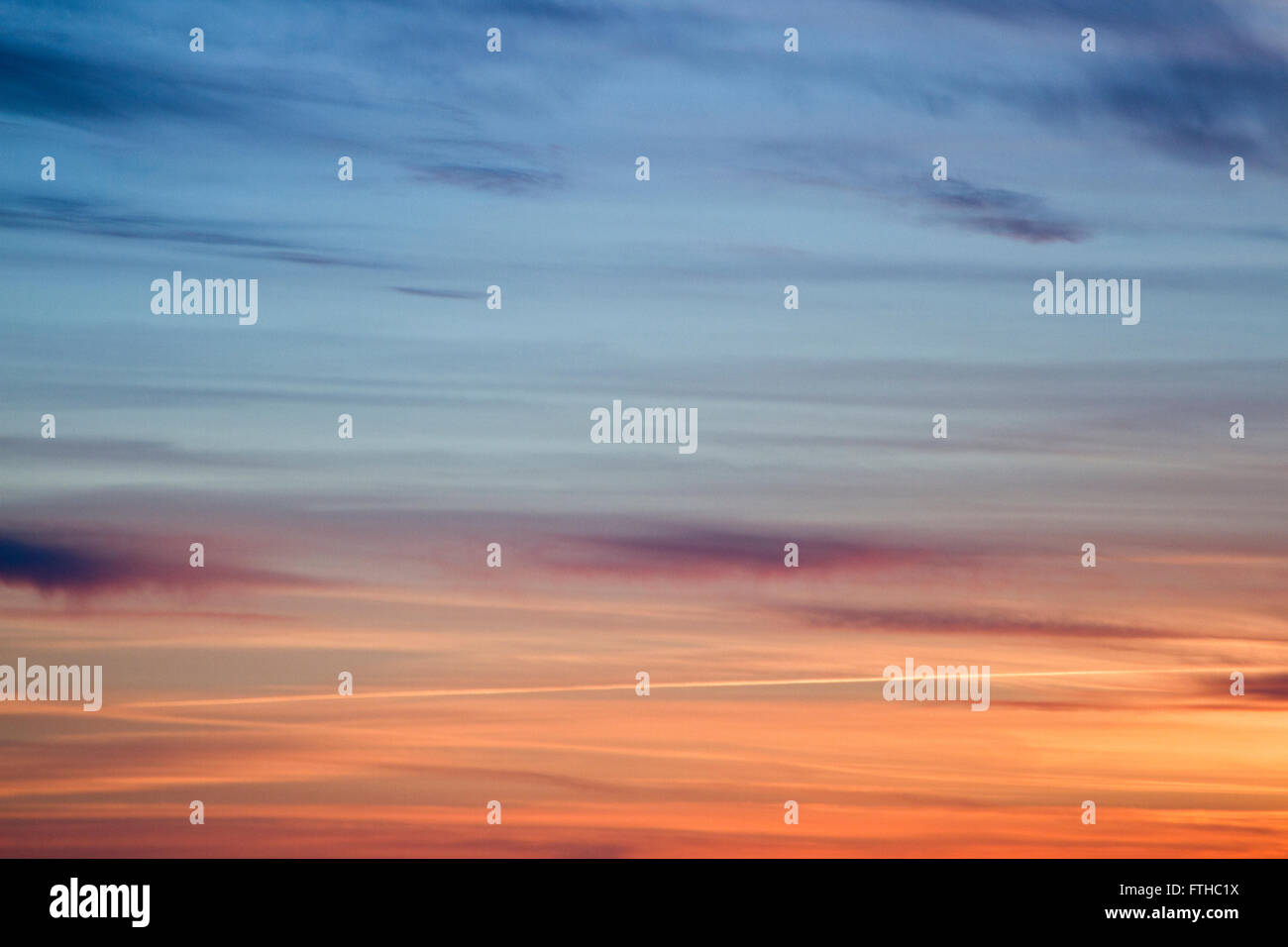 Colour contrast in the sunset sky shot on a DSLR, High quality Stock ...