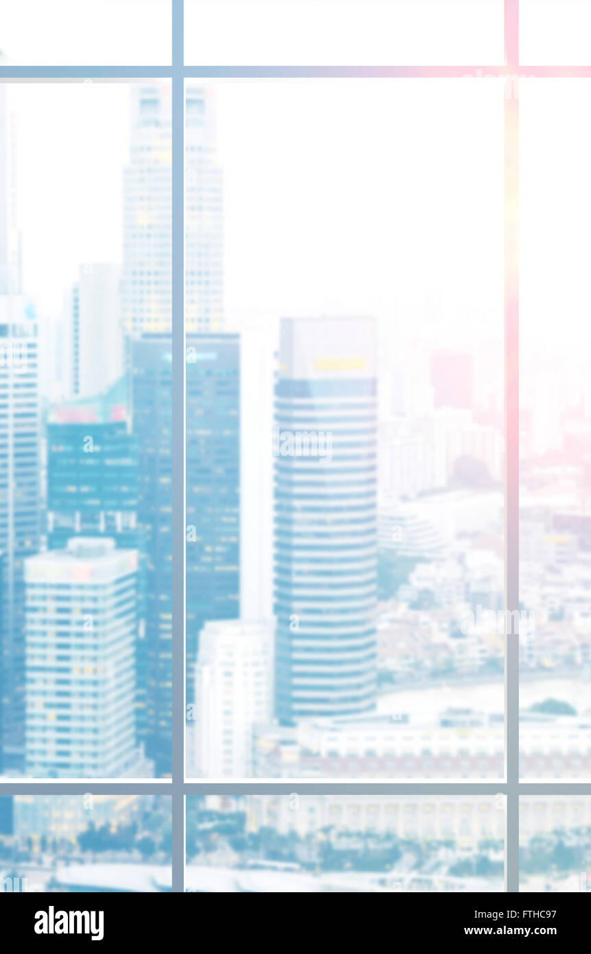 view on modern city Stock Photo - Alamy