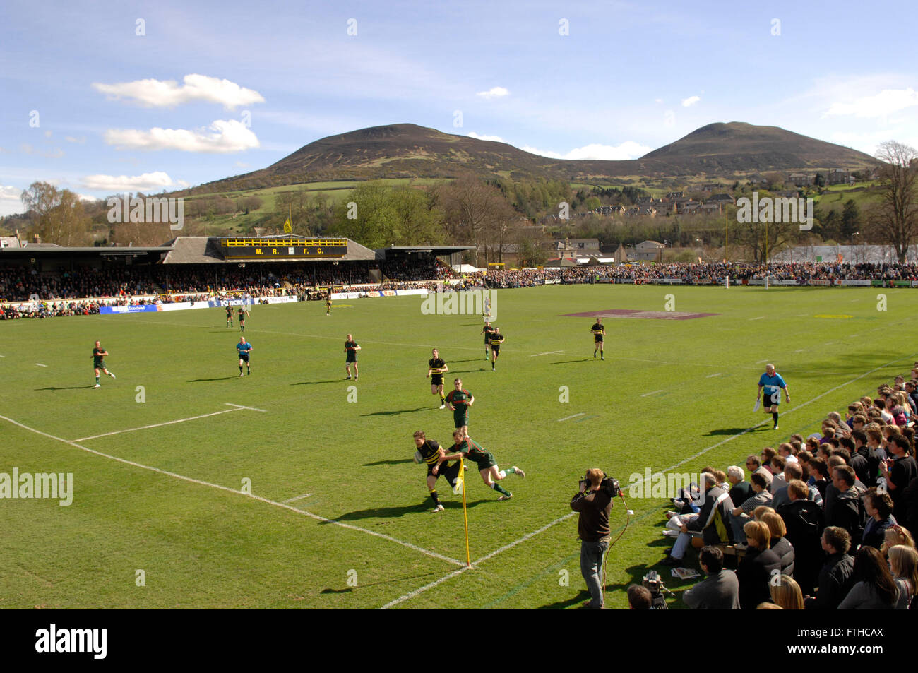 Melrose melrose rfc greenyards uk hi-res stock photography and images ...