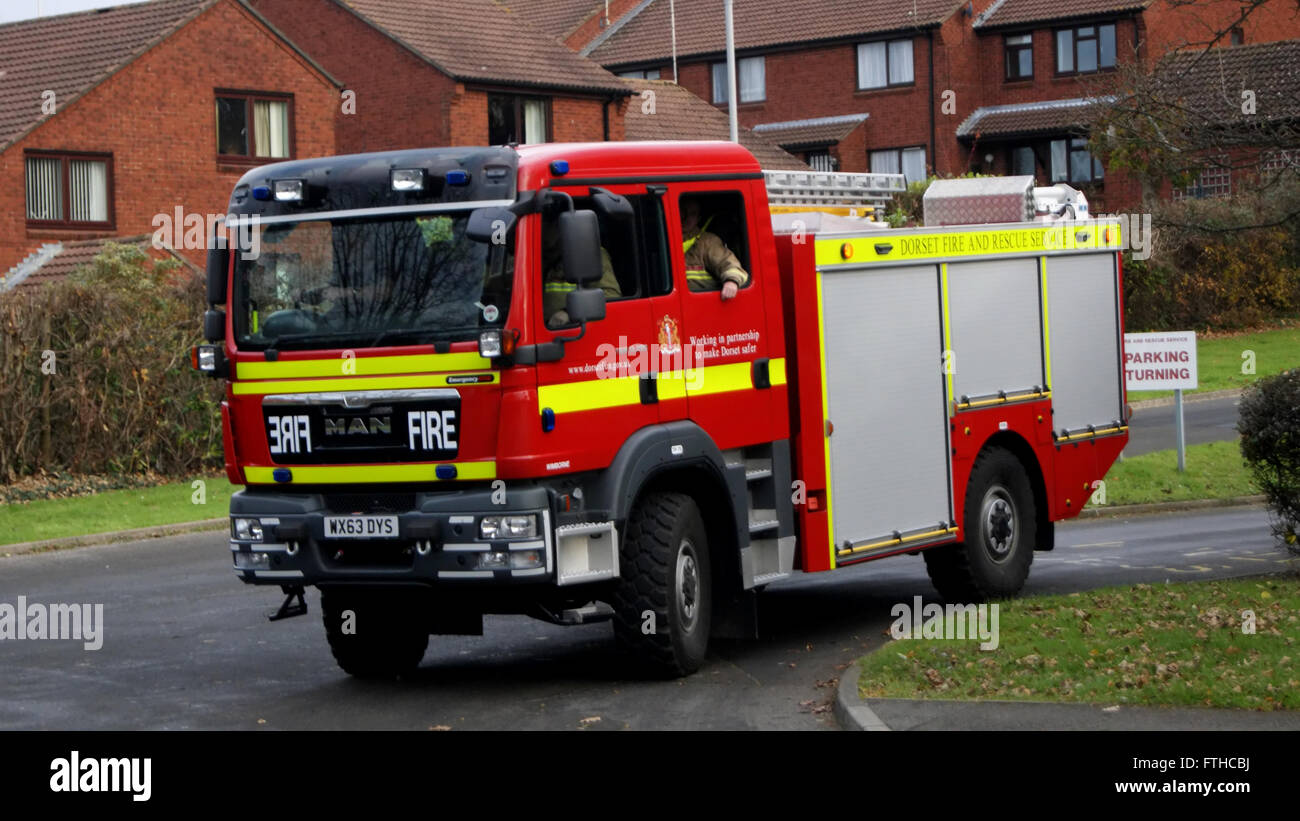 MAN 4x4 Fire Rescue Vehicle Stock Photo - Alamy