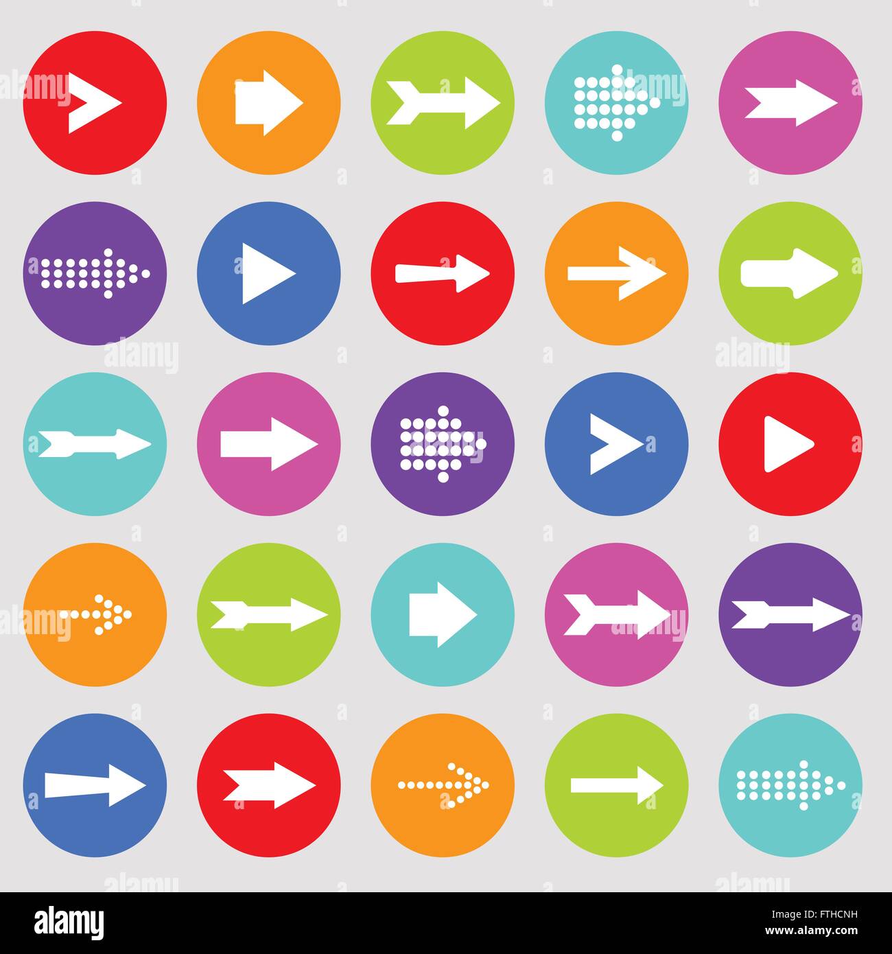 Colorful arrows illustration Stock Vector Image & Art - Alamy