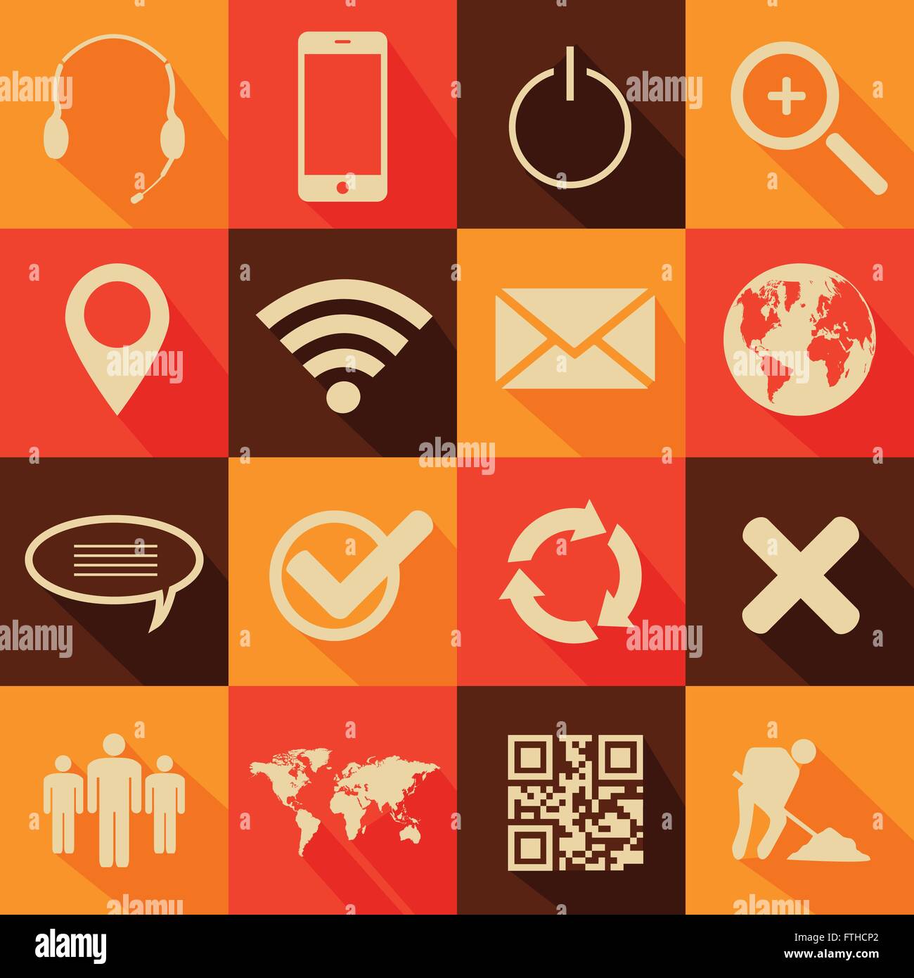 Global style icon Stock Vector Images - Alamy