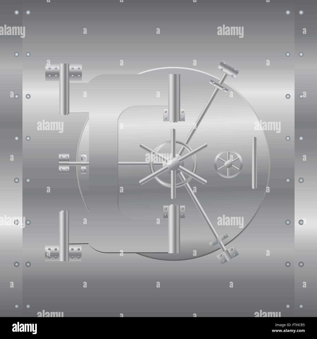 Bank safe vector illustration Stock Vector Image & Art - Alamy