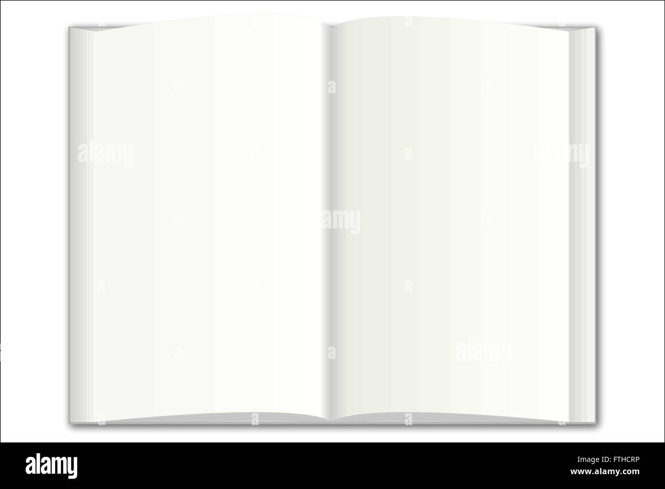 Vector Blank Book Stock Vector Image & Art - Alamy
