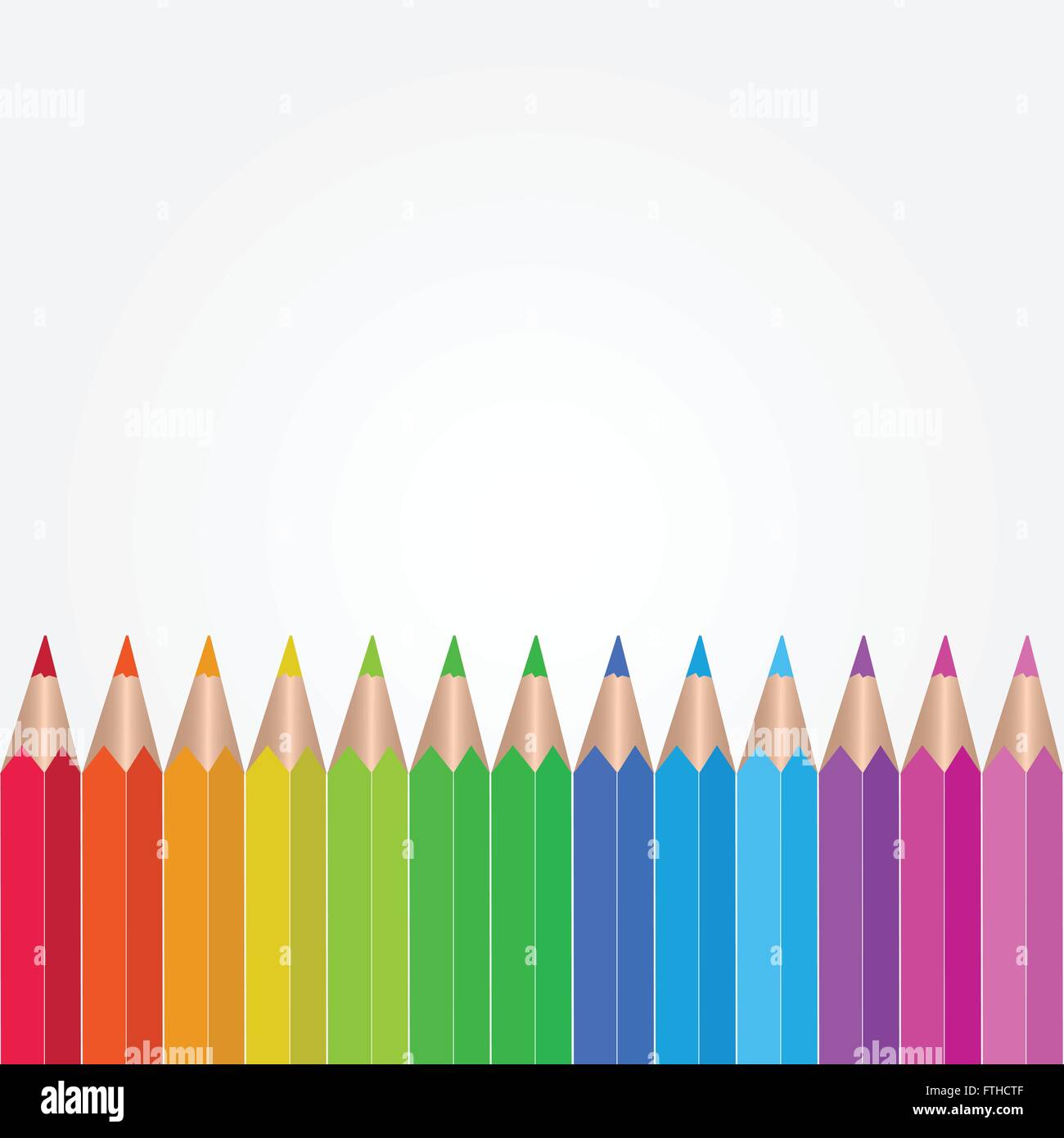 Colored Pencils Illustration Stock Vector Image & Art - Alamy