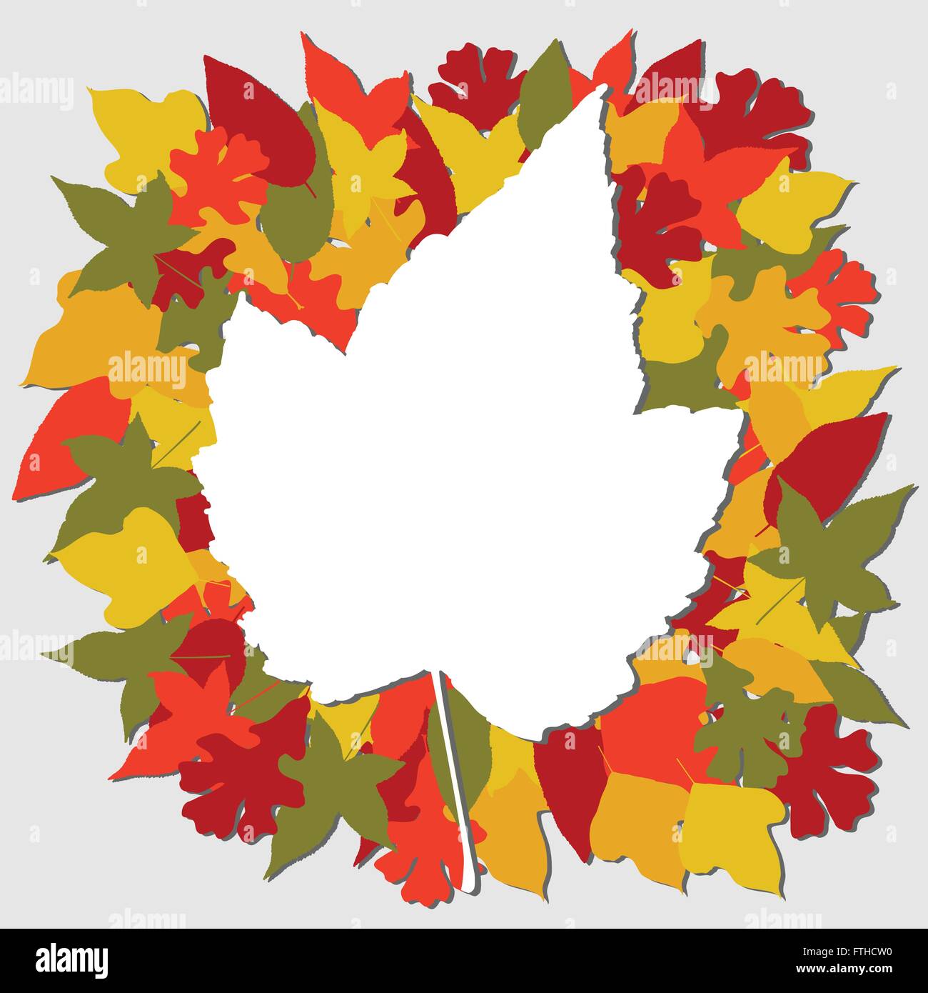 Fall birch tree yellow leaves Stock Vector Images - Alamy