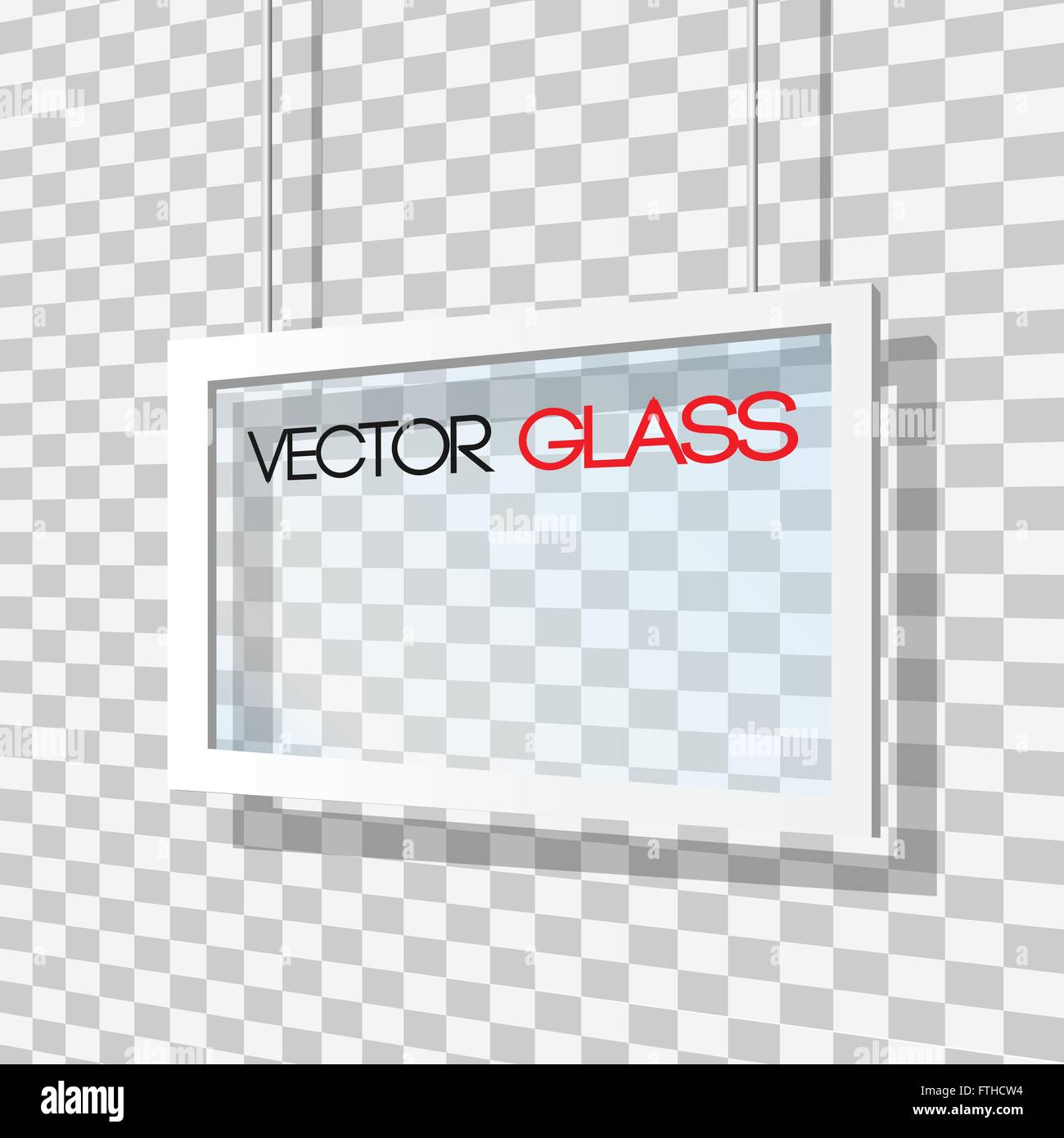 Glass frame vector illustration Stock Vector Image & Art - Alamy