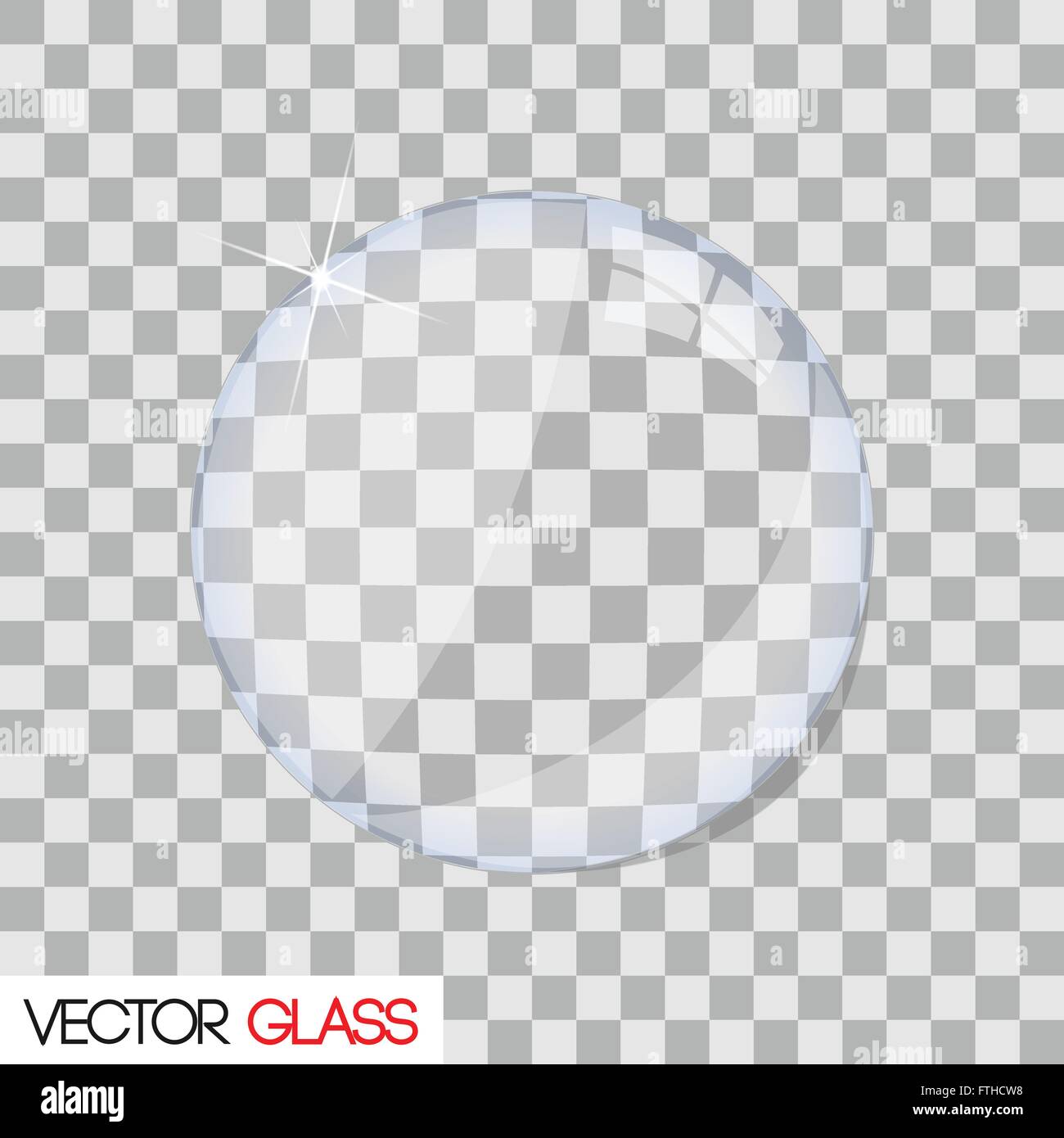 Glass circle lens Stock Vector Images - Alamy