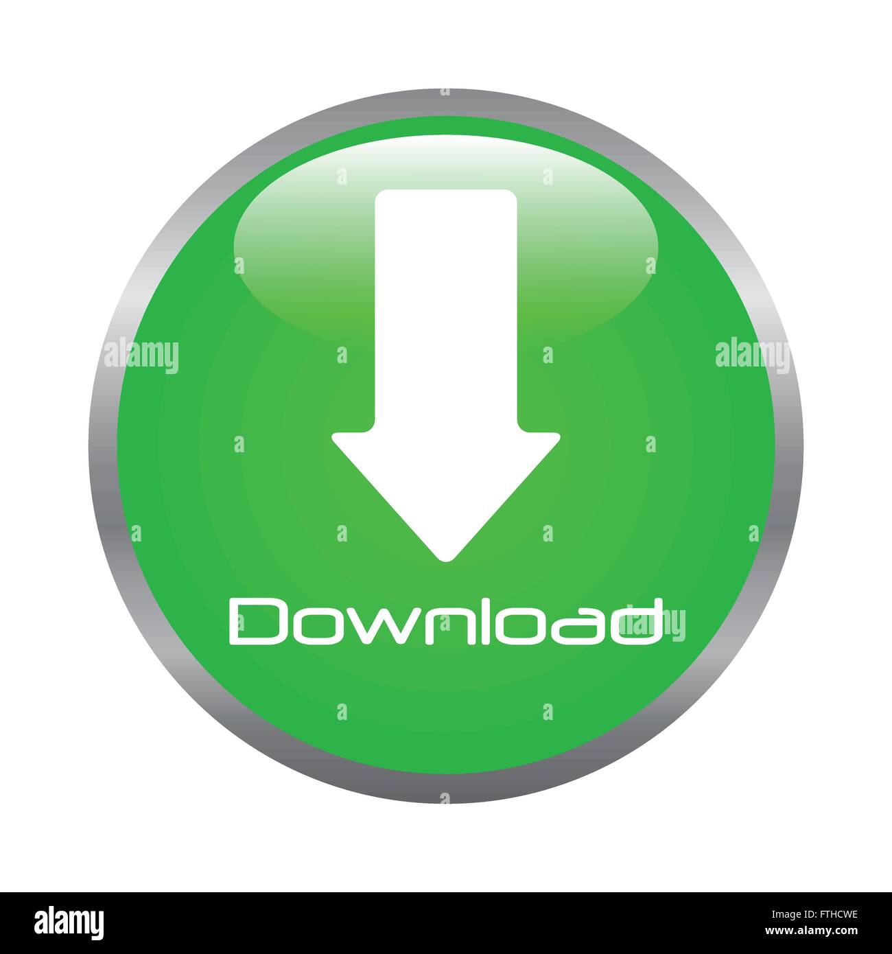 Download icon grey glass hi-res stock photography and images - Alamy